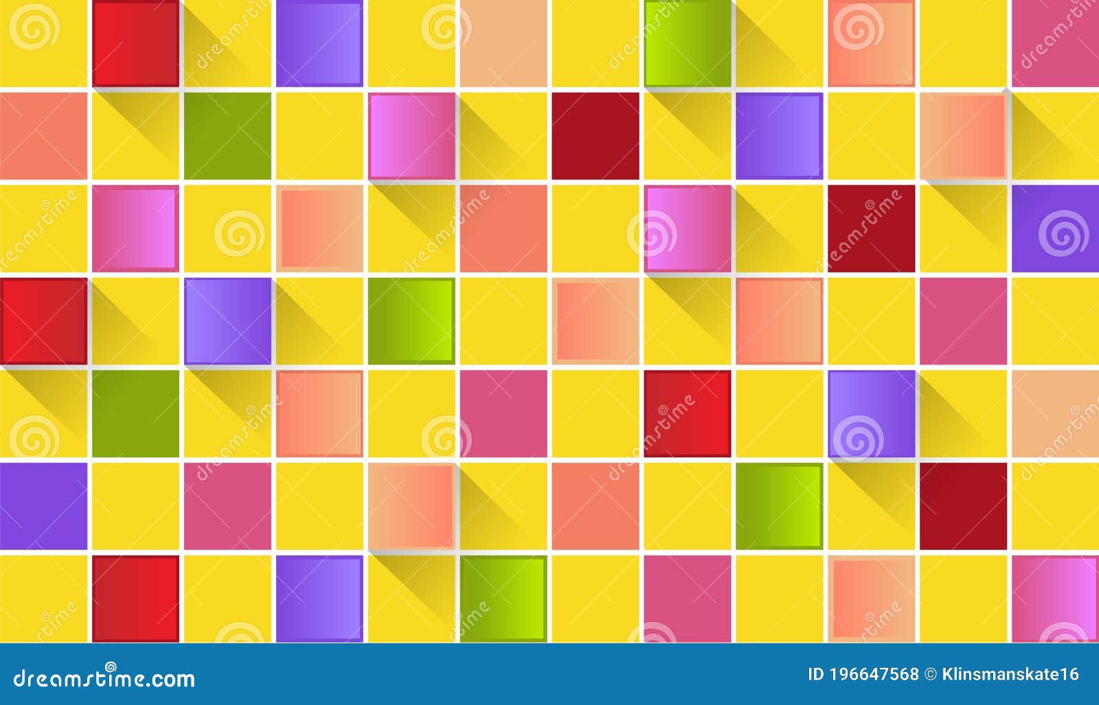 Abstract Colorful Square Background Design Concept Stock Illustration ...