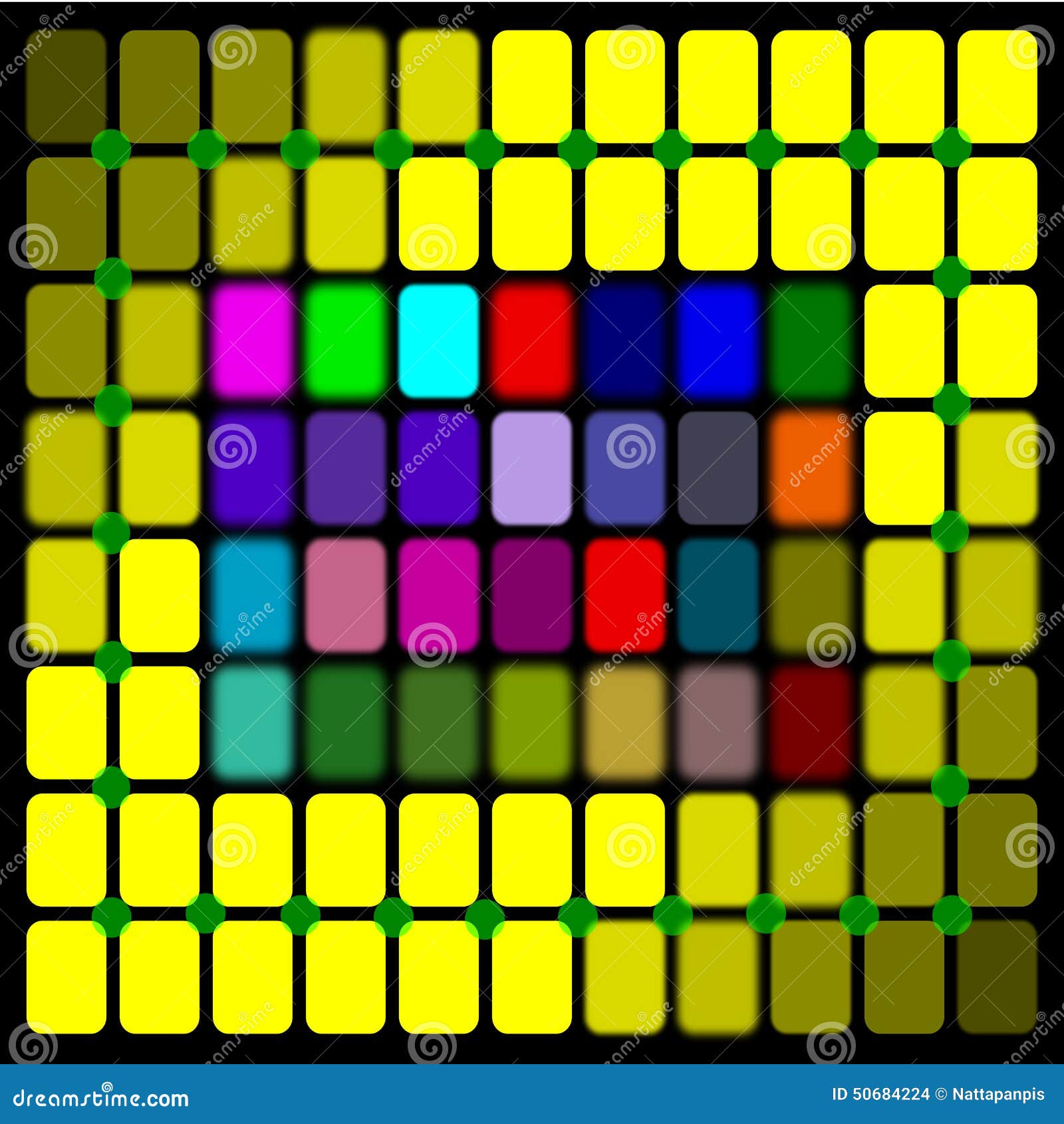 Abstract Colorful Square Background Stock Illustration - Illustration ...