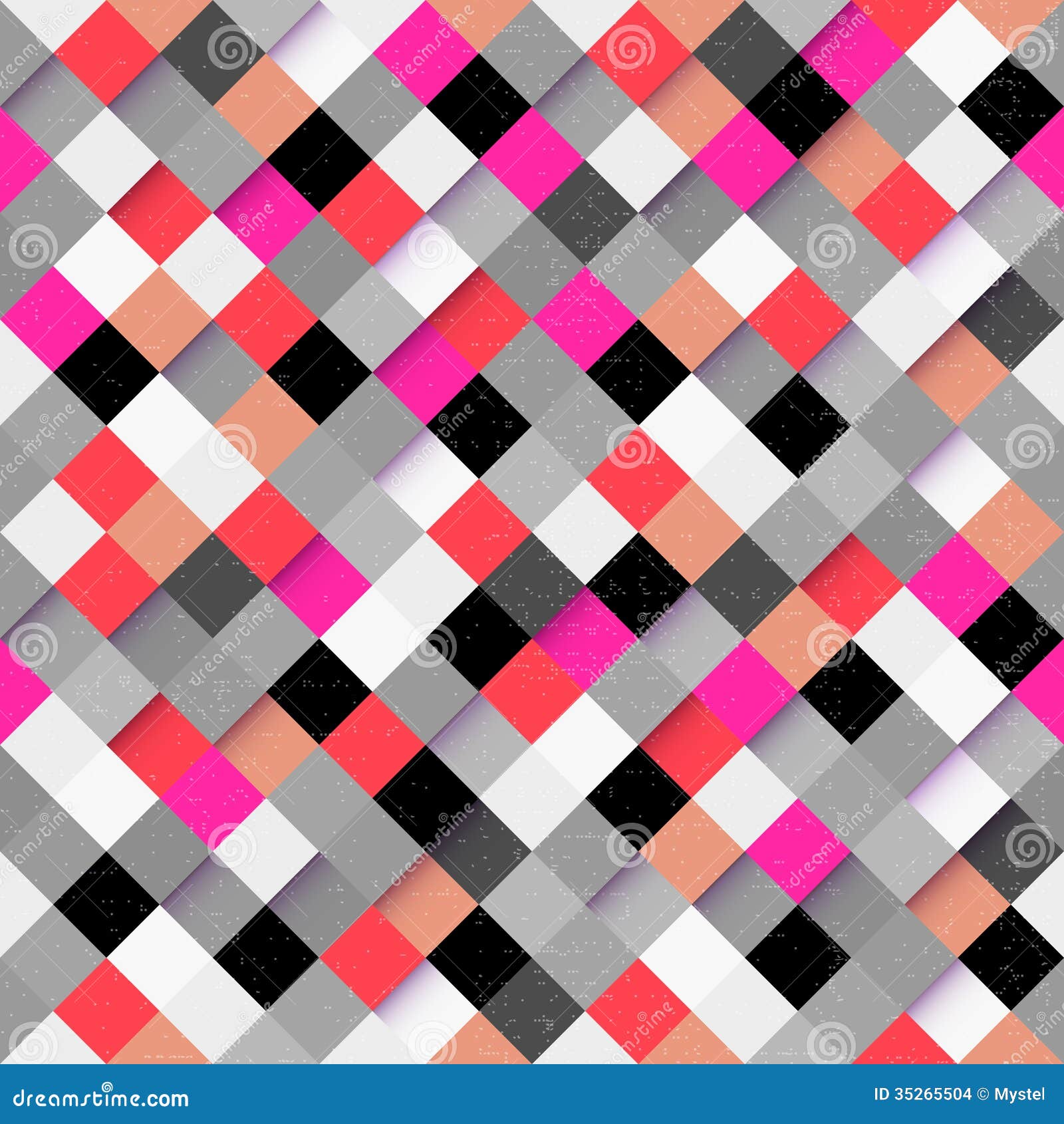 Abstract Colorful Square Pattern Background Stock Illustration ...