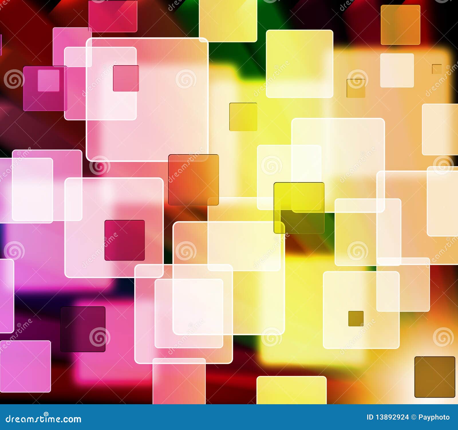 Abstract Colorful Square Shape Background Stock Images - Image: 13892924