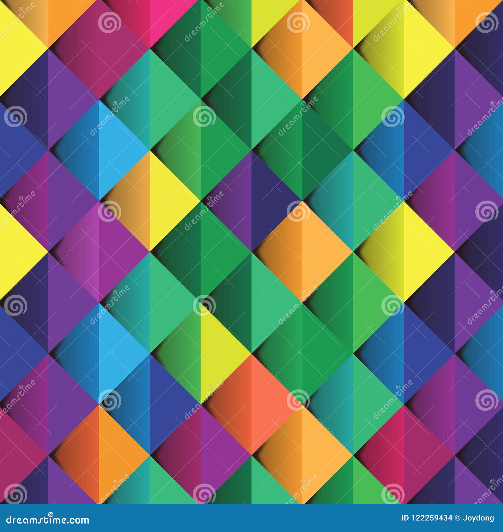 Abstract Colorful Squared Background Design Vector Stock Vector ...