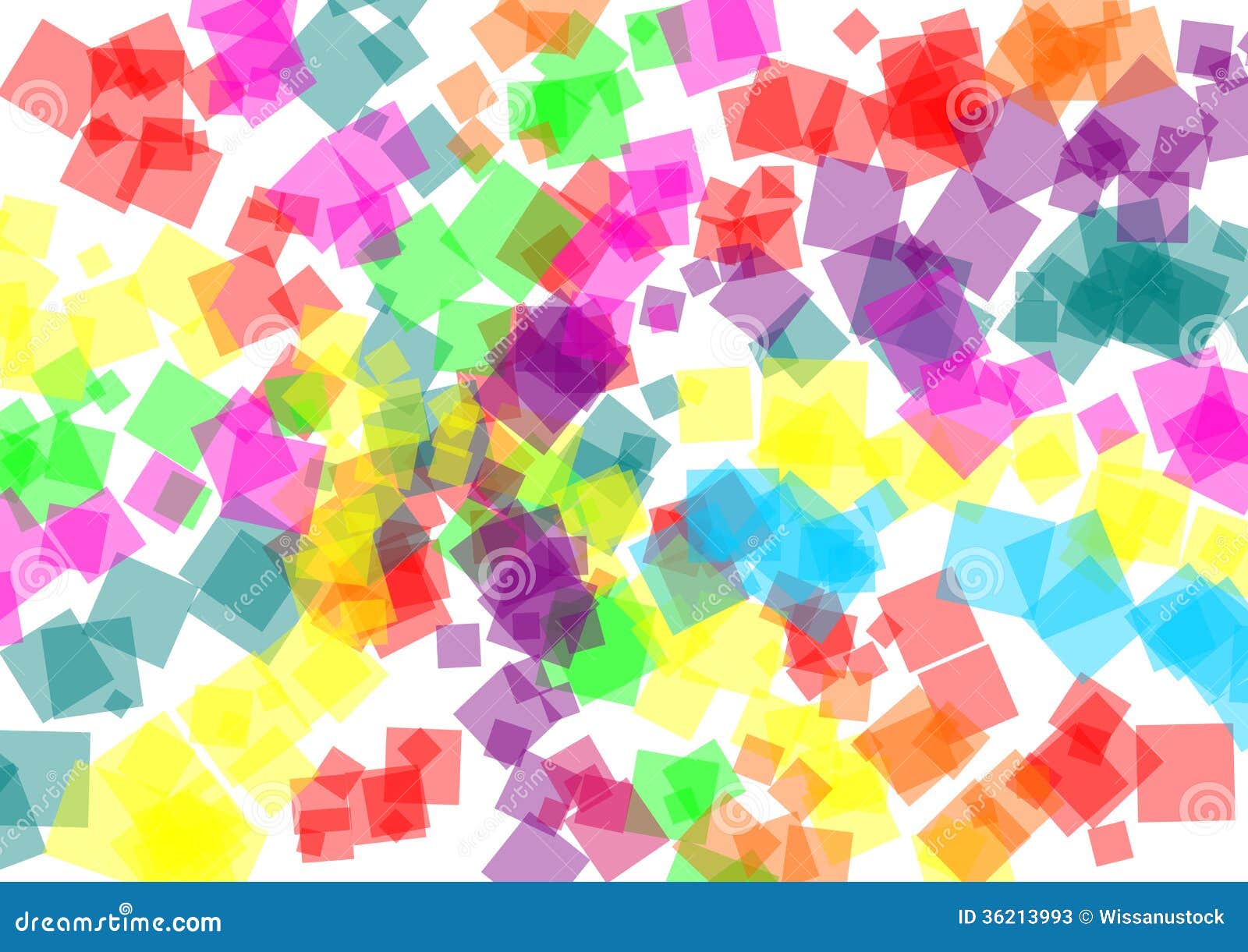 Abstract Colorful Squares Background Stock Illustration - Illustration ...