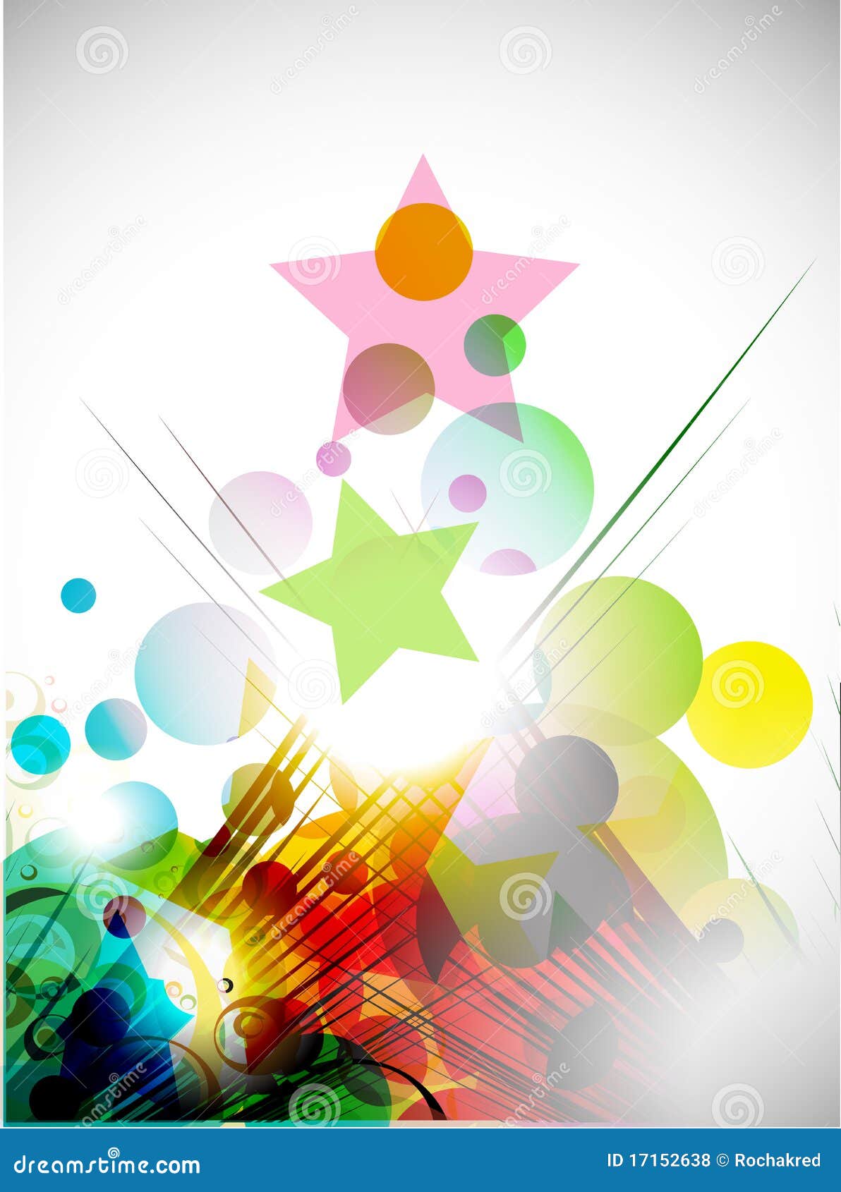 Abstract Colorful Star Background Stock Vector - Illustration of ...