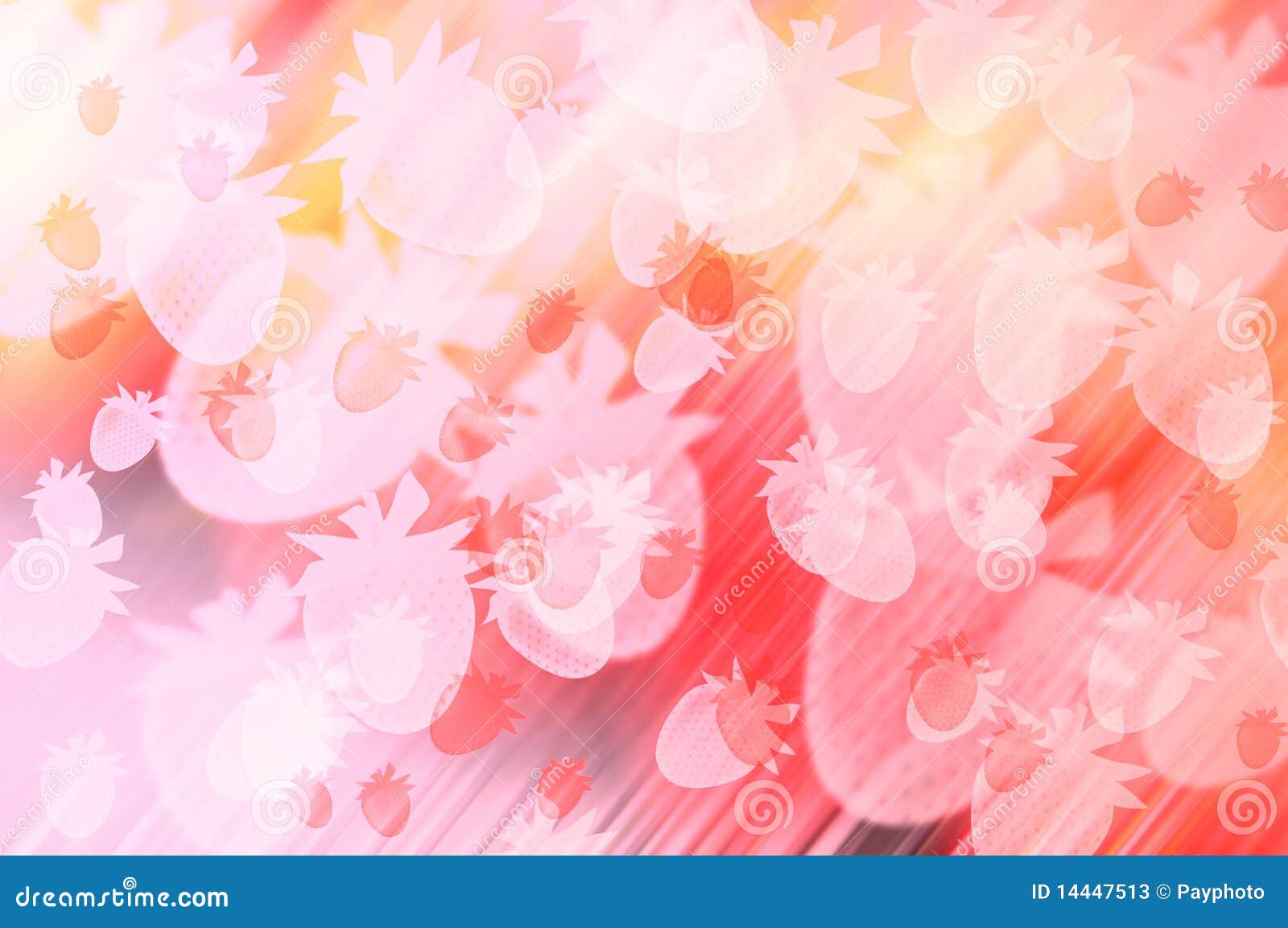 Abstract Colorful Strawberries Background Stock Image - Image of glow ...