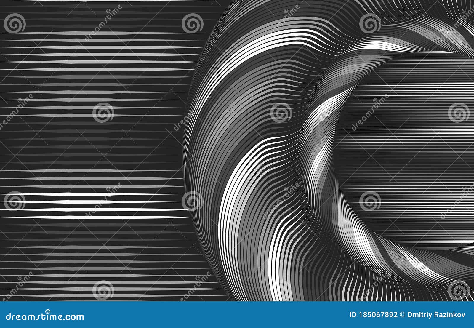 Abstract Colorful String Lines Background . Vector Illustration . Stock ...
