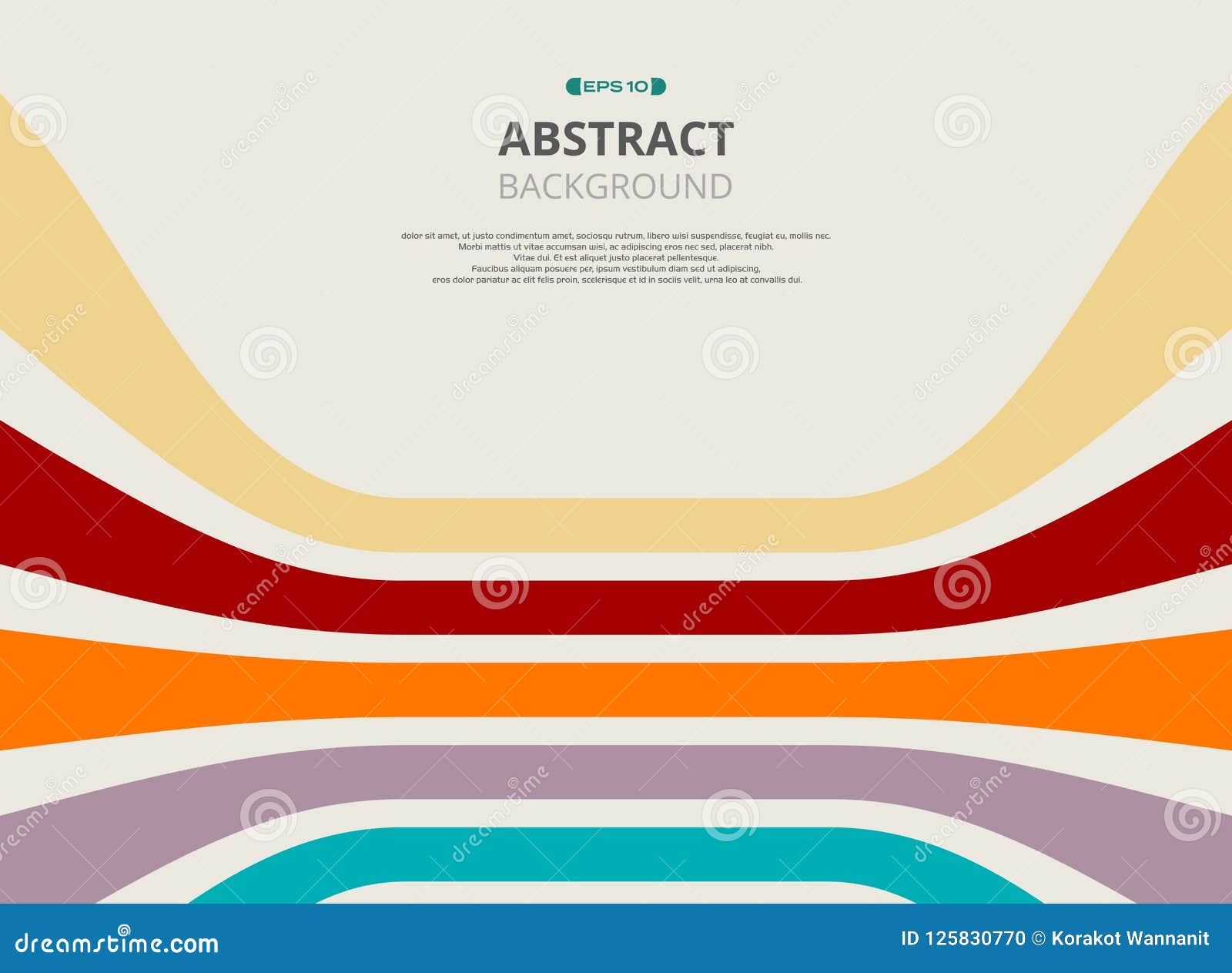 Abstract of Colorful Strip Line Pattern Background. Stock Vector ...