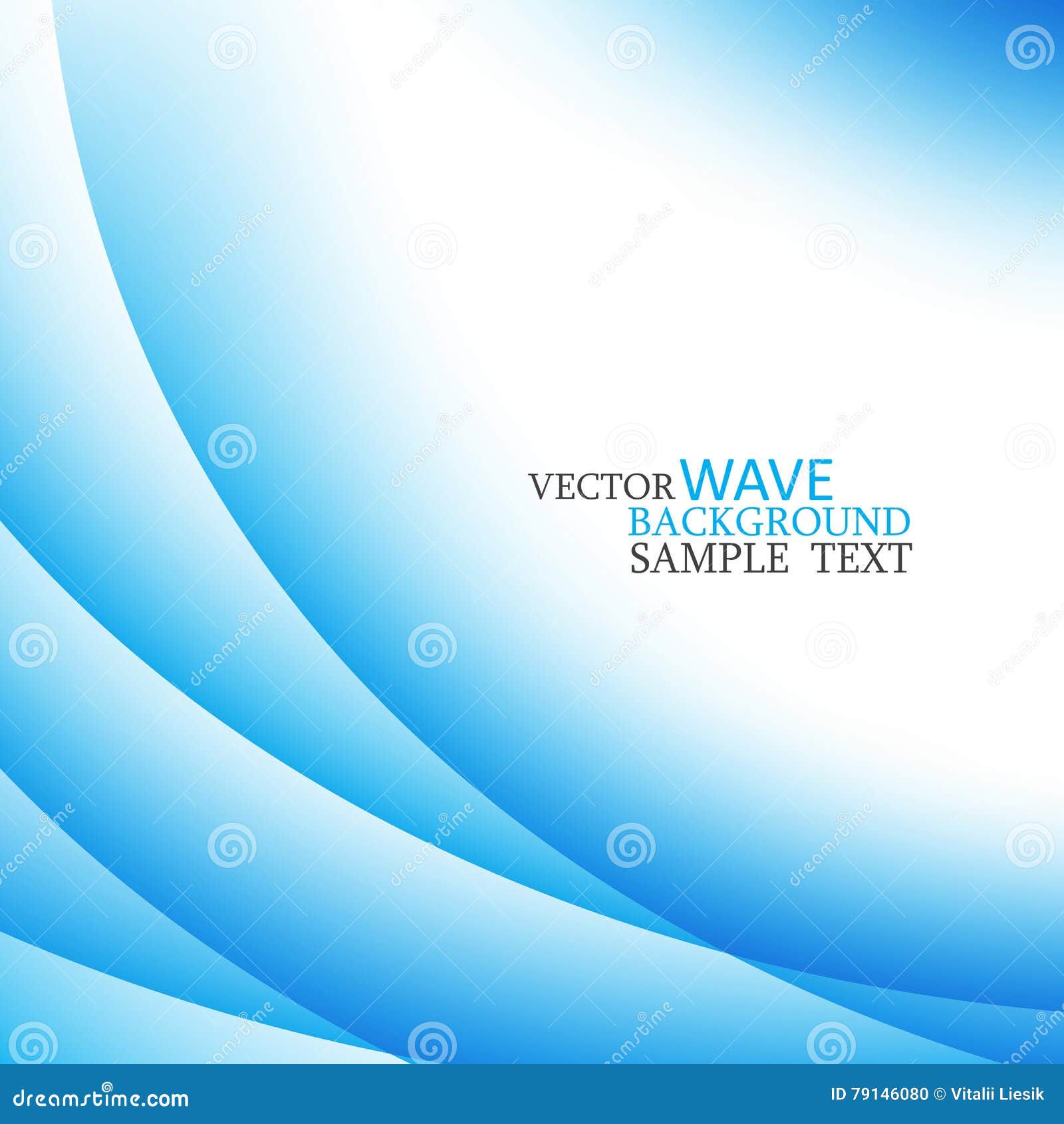 Abstract Colorful Stylish Blue Circle Wave Stock Vector - Illustration ...