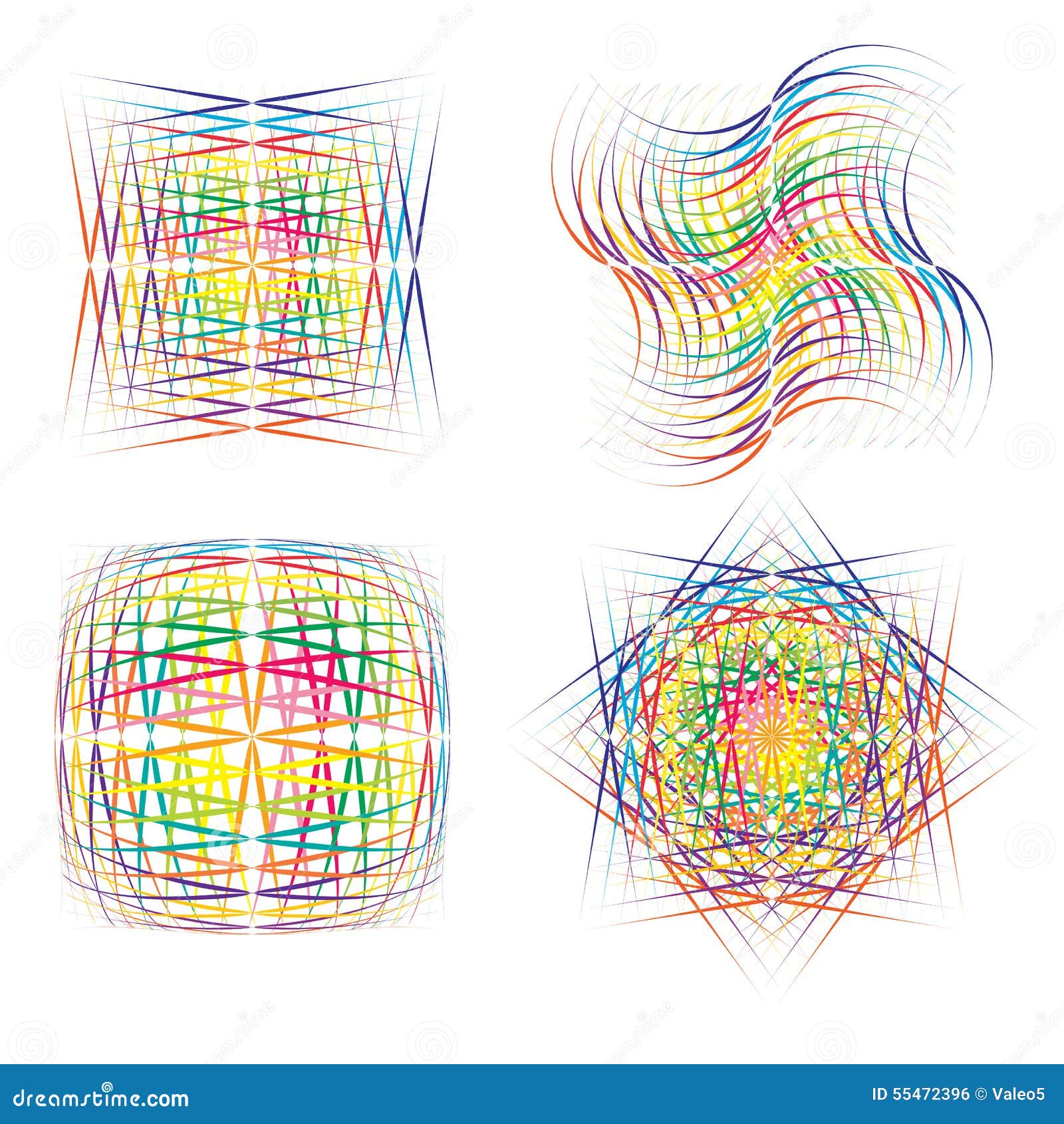 Abstract Colorful Symbols stock vector. Illustration of connection ...