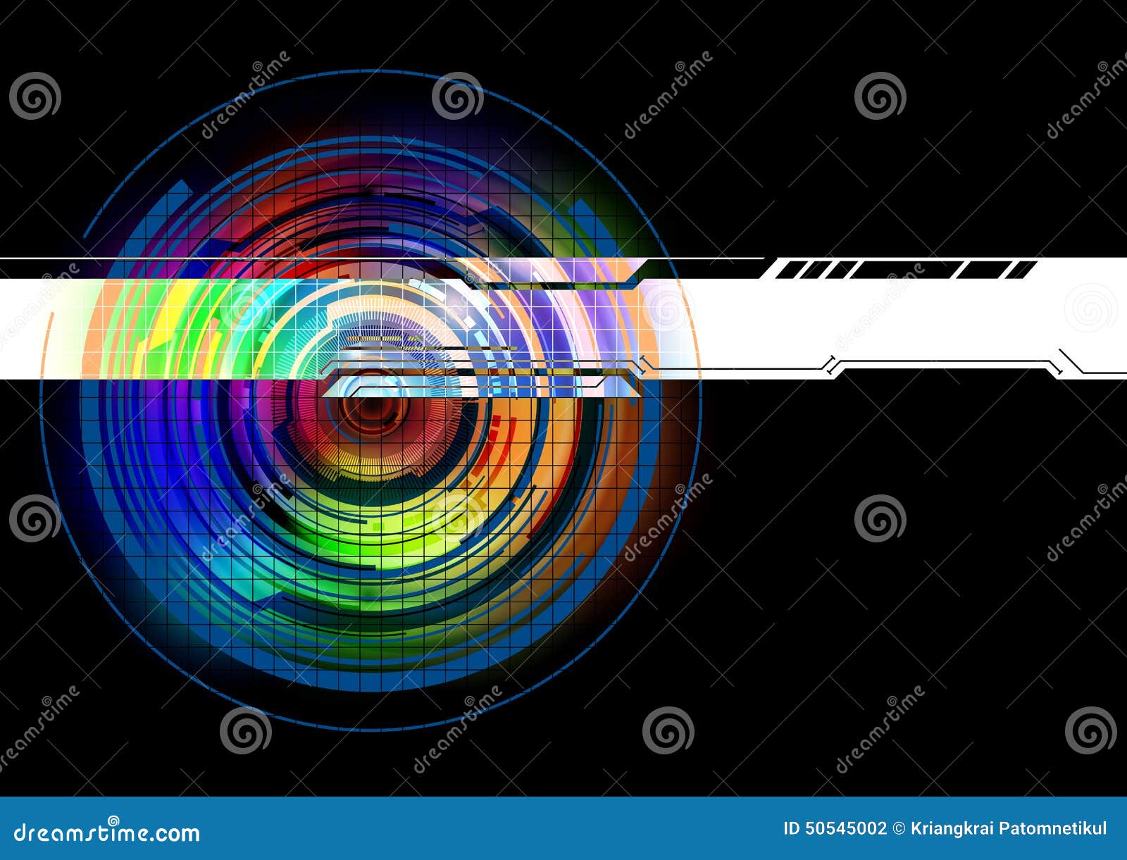 Abstract Colorful Technology Background Stock Vector - Illustration of ...
