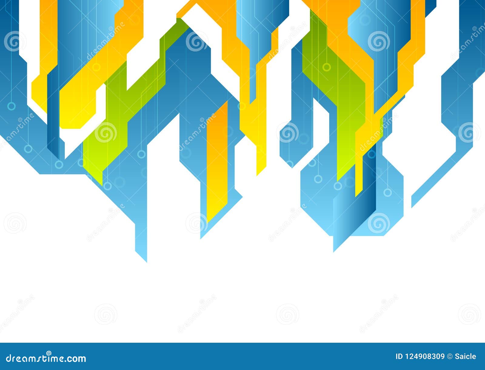Abstract Colorful Technology Modern Background Stock Vector ...
