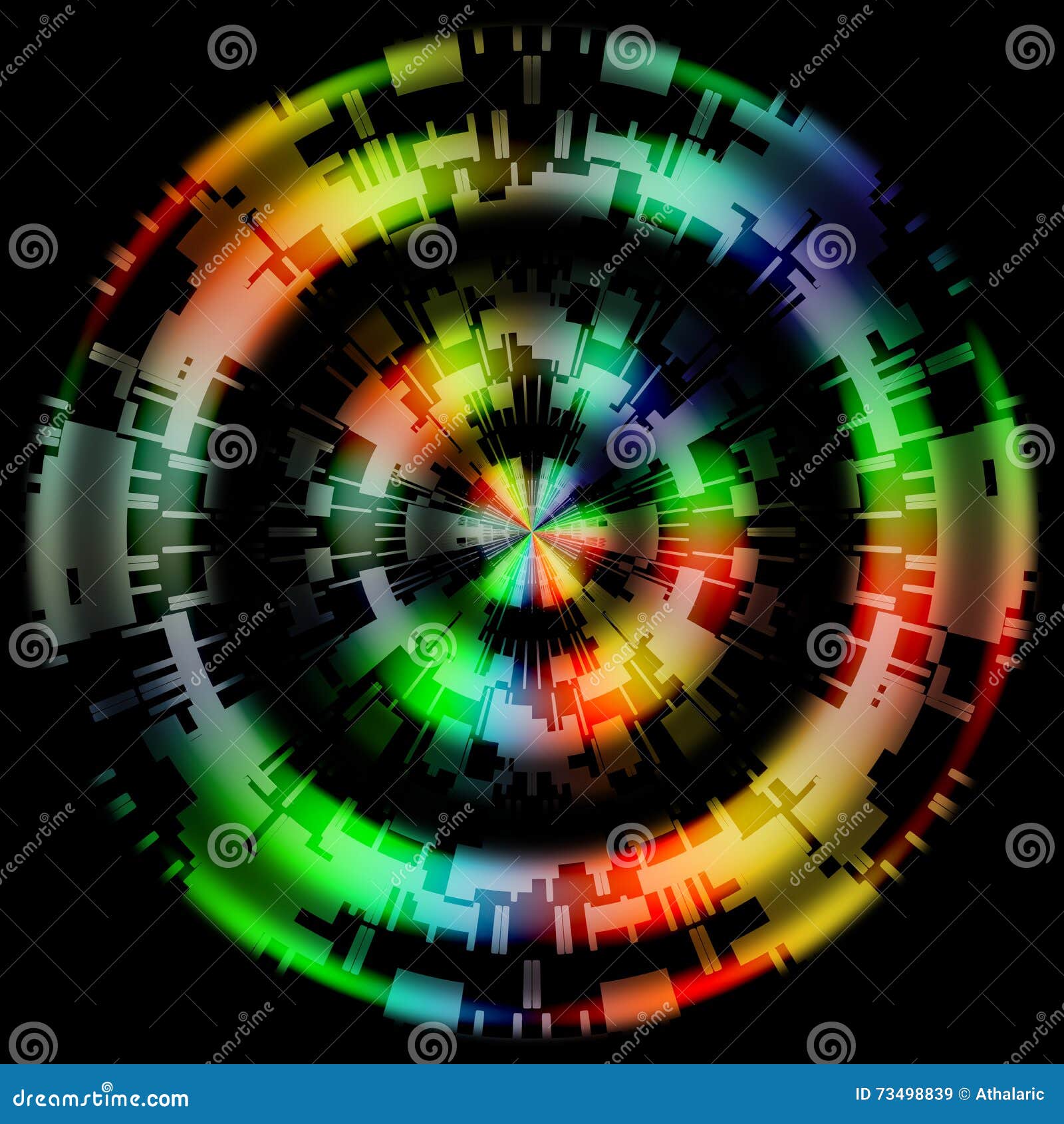 Abstract Colorful Textured Cicles Background Stock Illustration ...