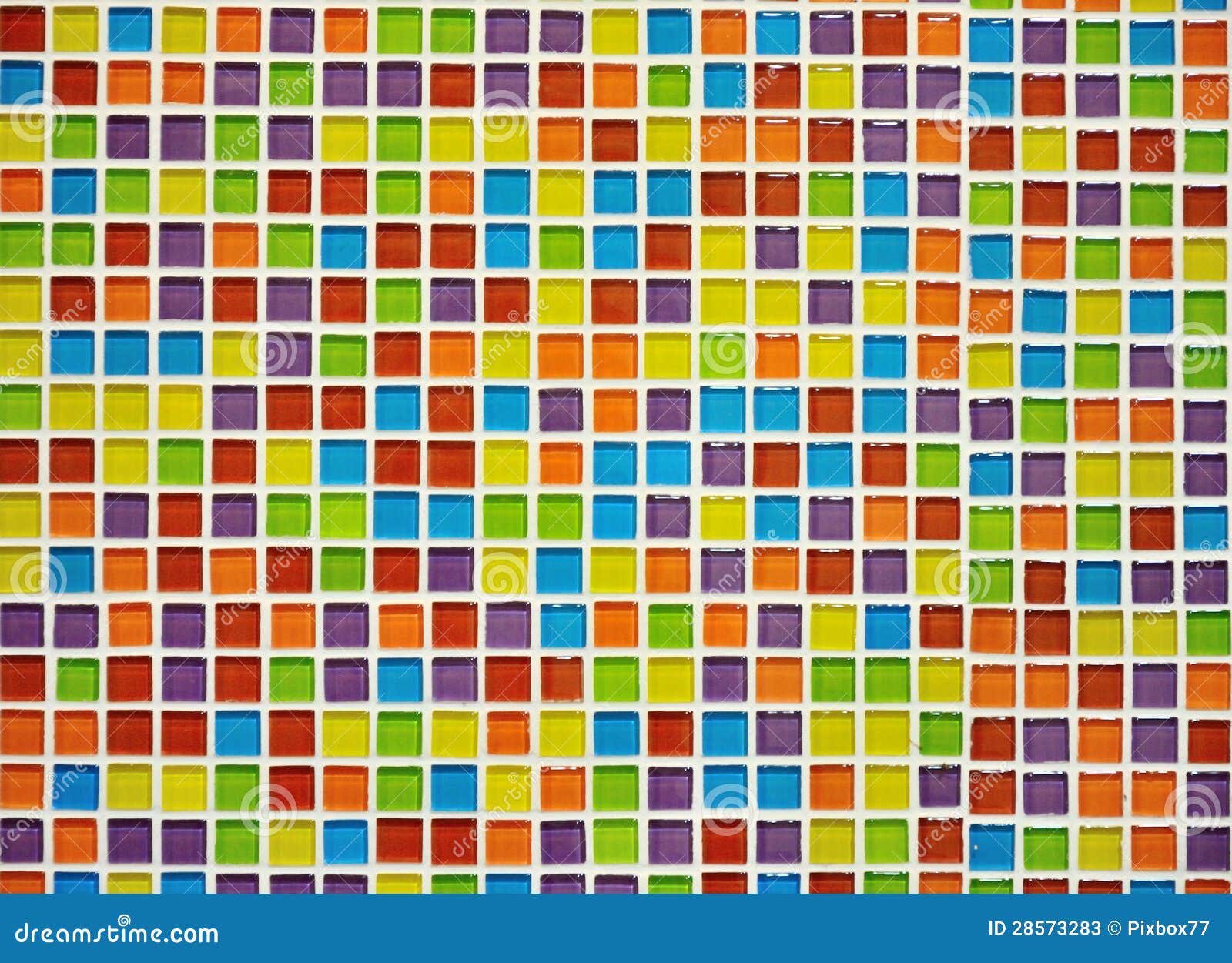 Abstract Colorful Tile Wall Stock Image - Image of abstract, decorate ...