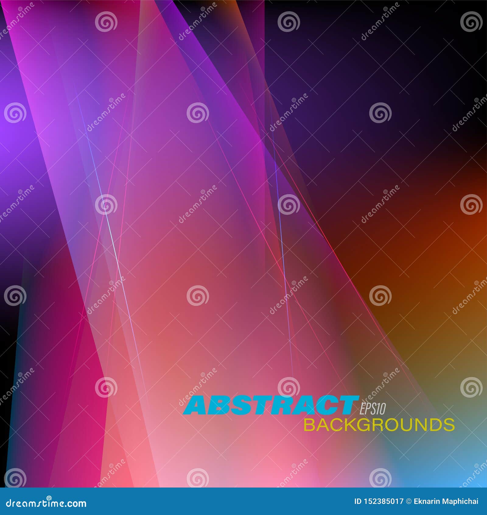 Abstract Colorful Translucent Scene Vector Stock Vector - Illustration ...