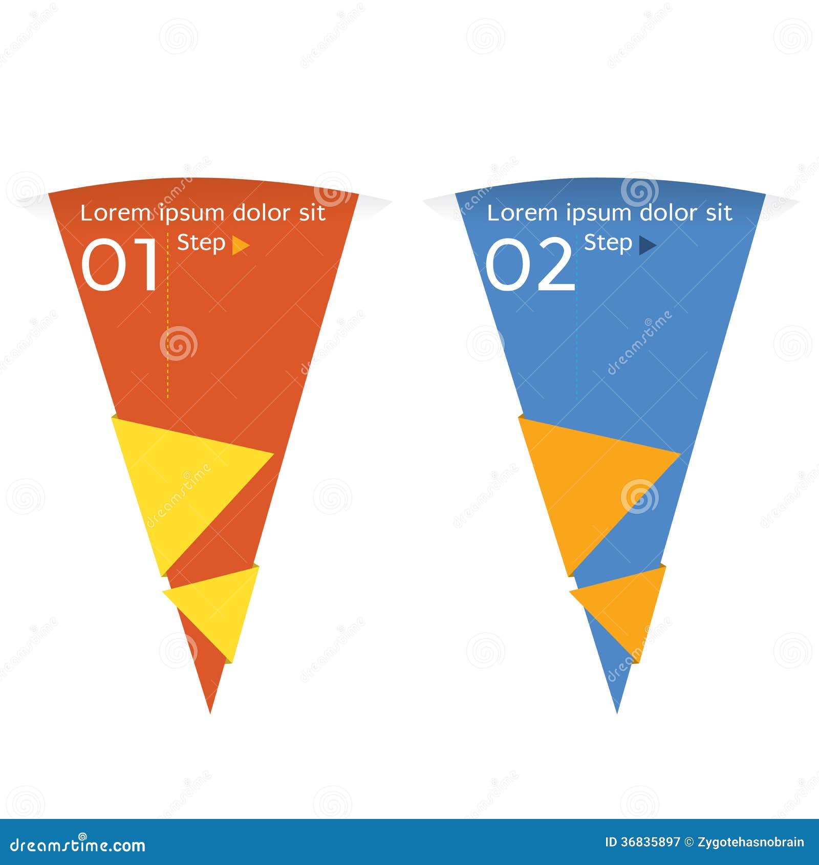 Abstract Colorful Triangle Banner. Stock Vector - Illustration of ...