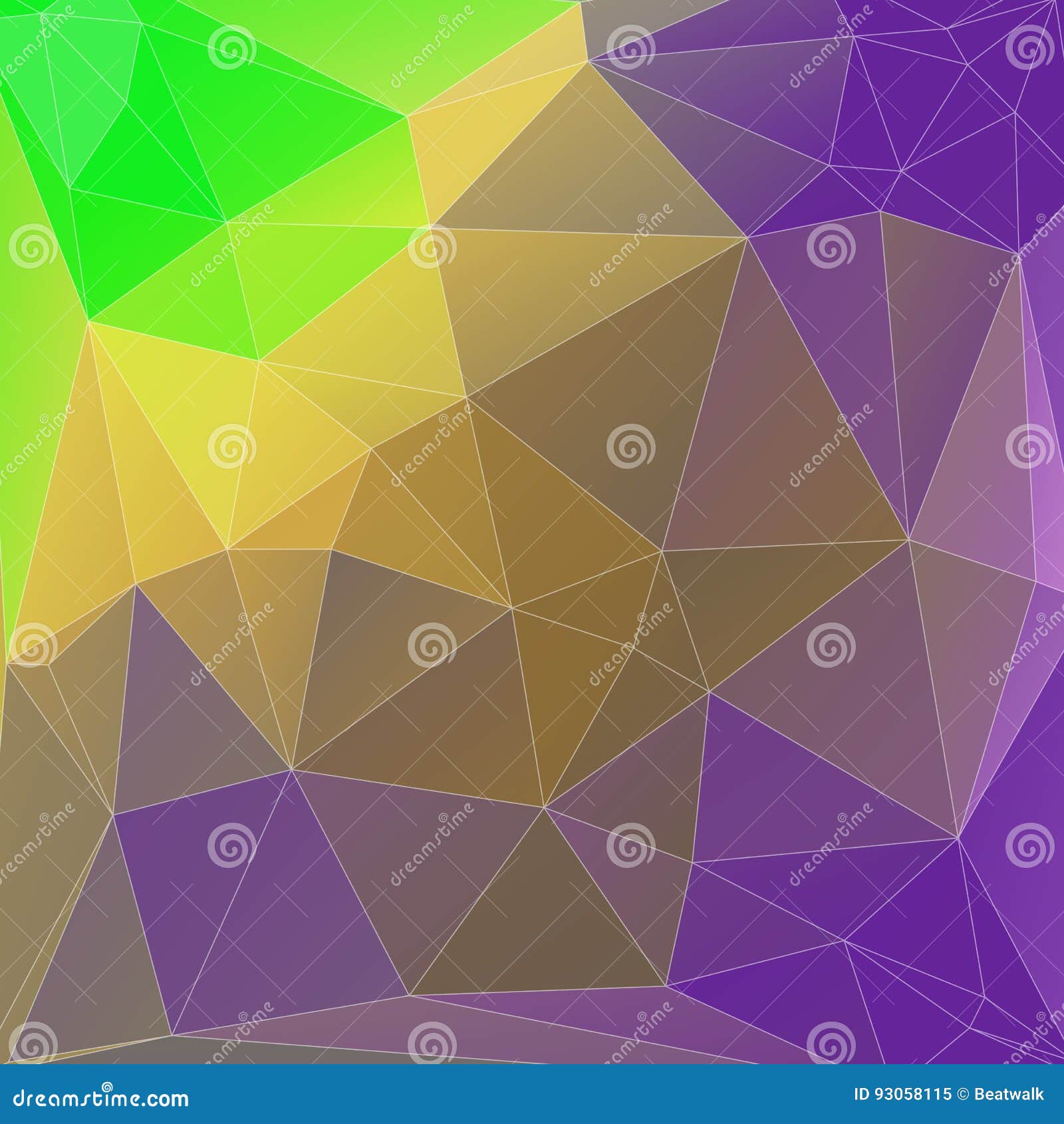 Abstract Colorful Triangles Background Stock Vector - Illustration of ...