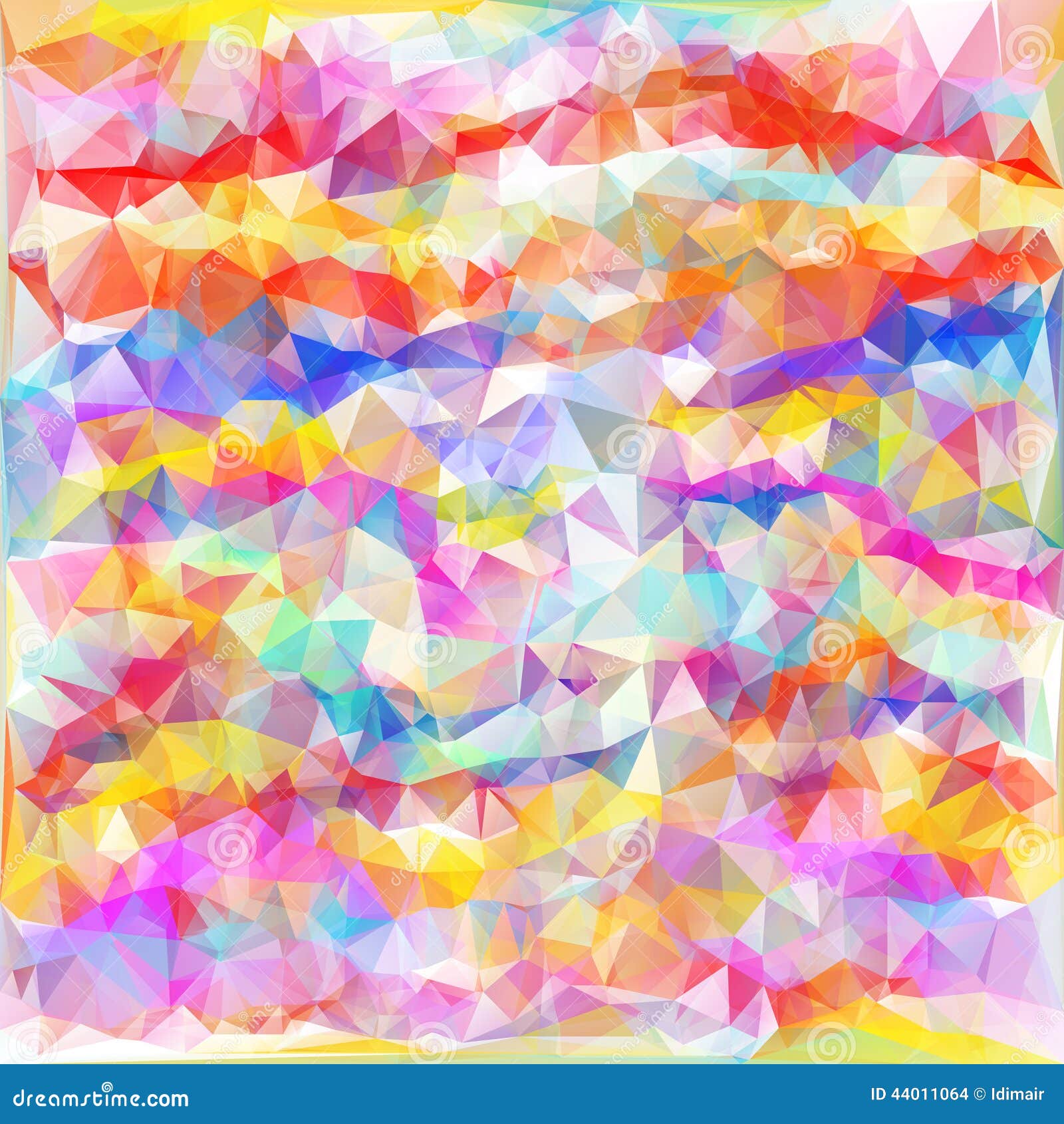 Abstract Colorful Triangles Background. Vector Stock Vector ...