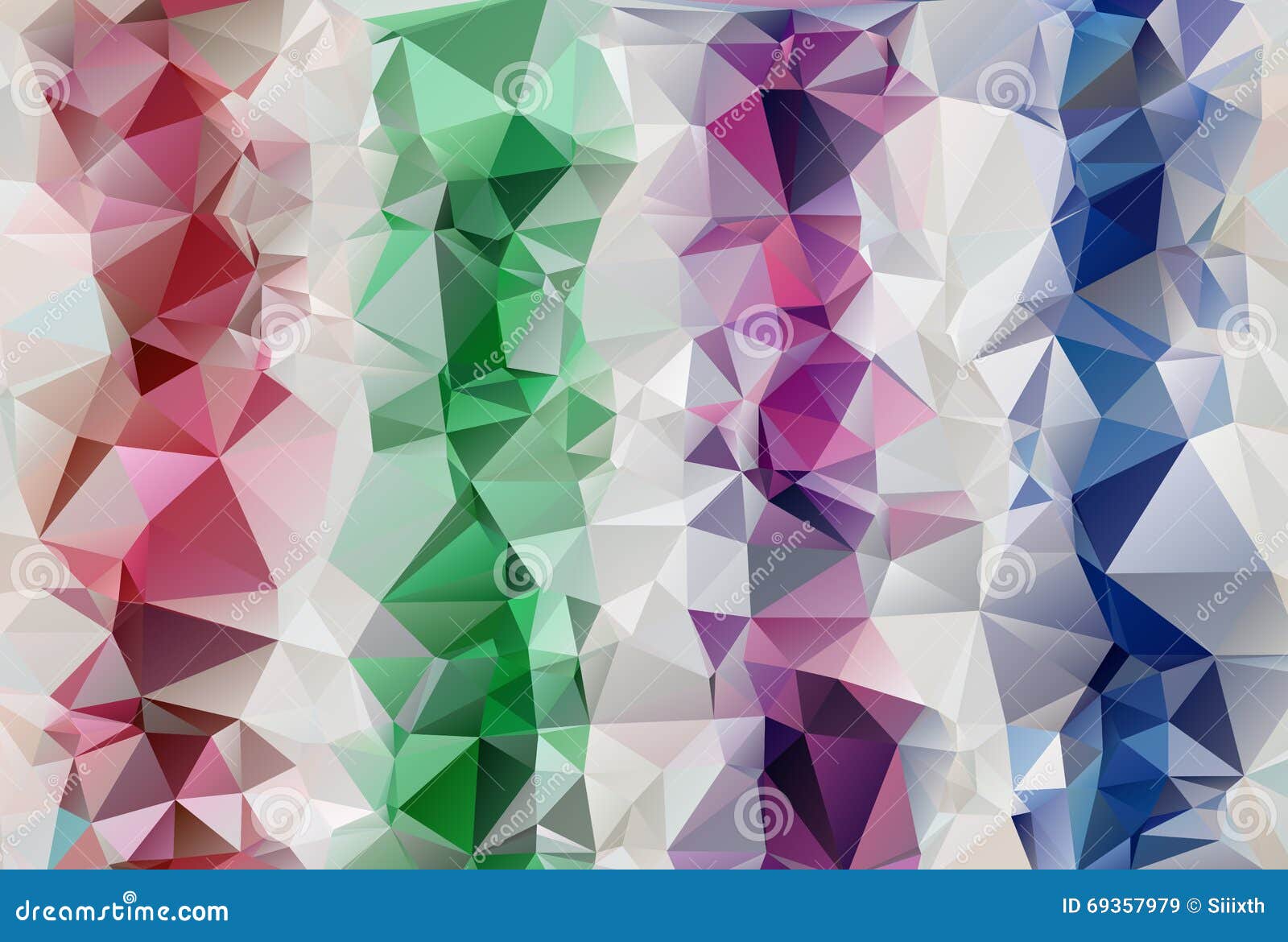 Abstract Colorful Triangular Background Stock Vector - Illustration of ...