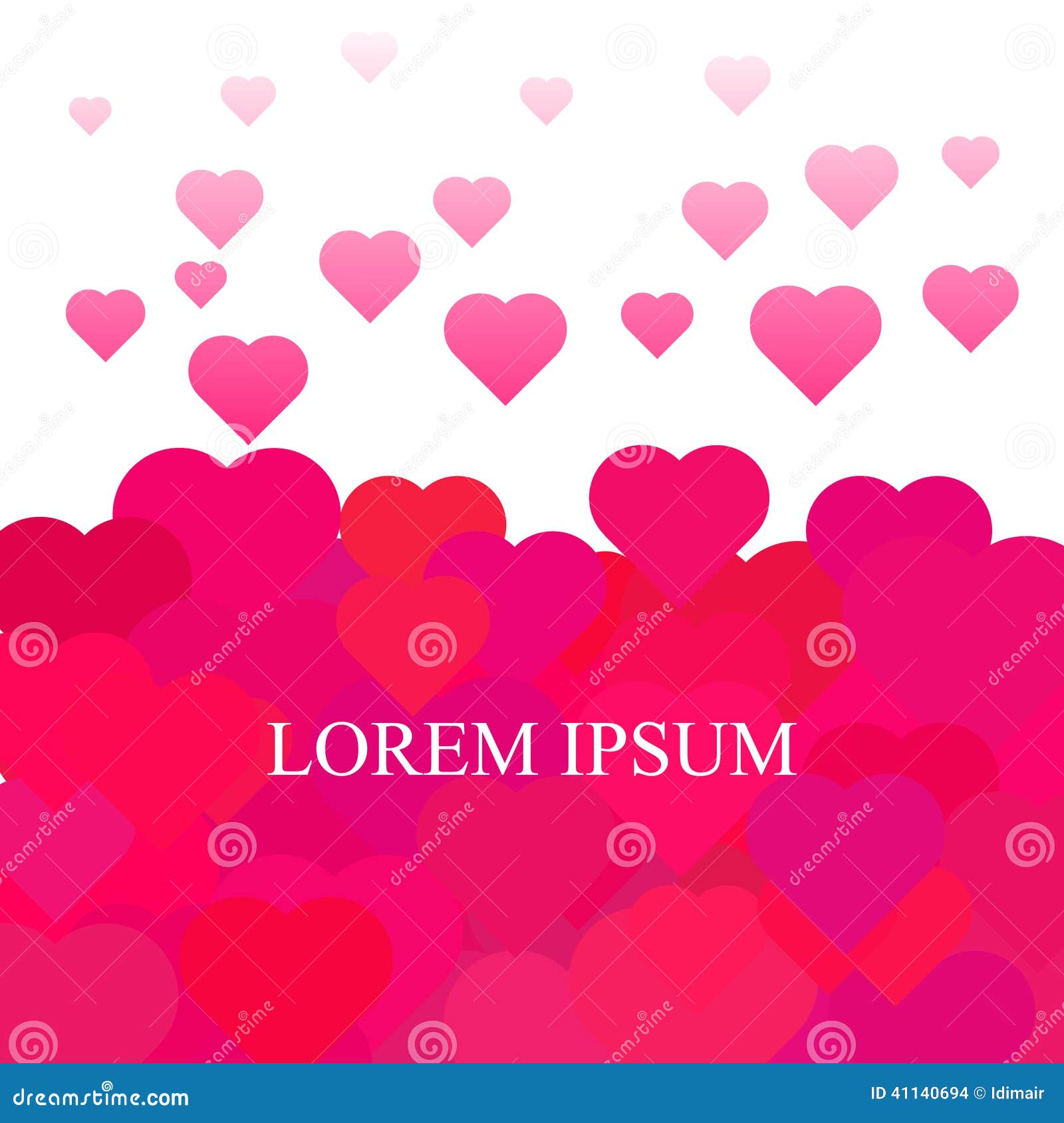 Abstract Colorful Valentine Background. Vector Stock Vector ...