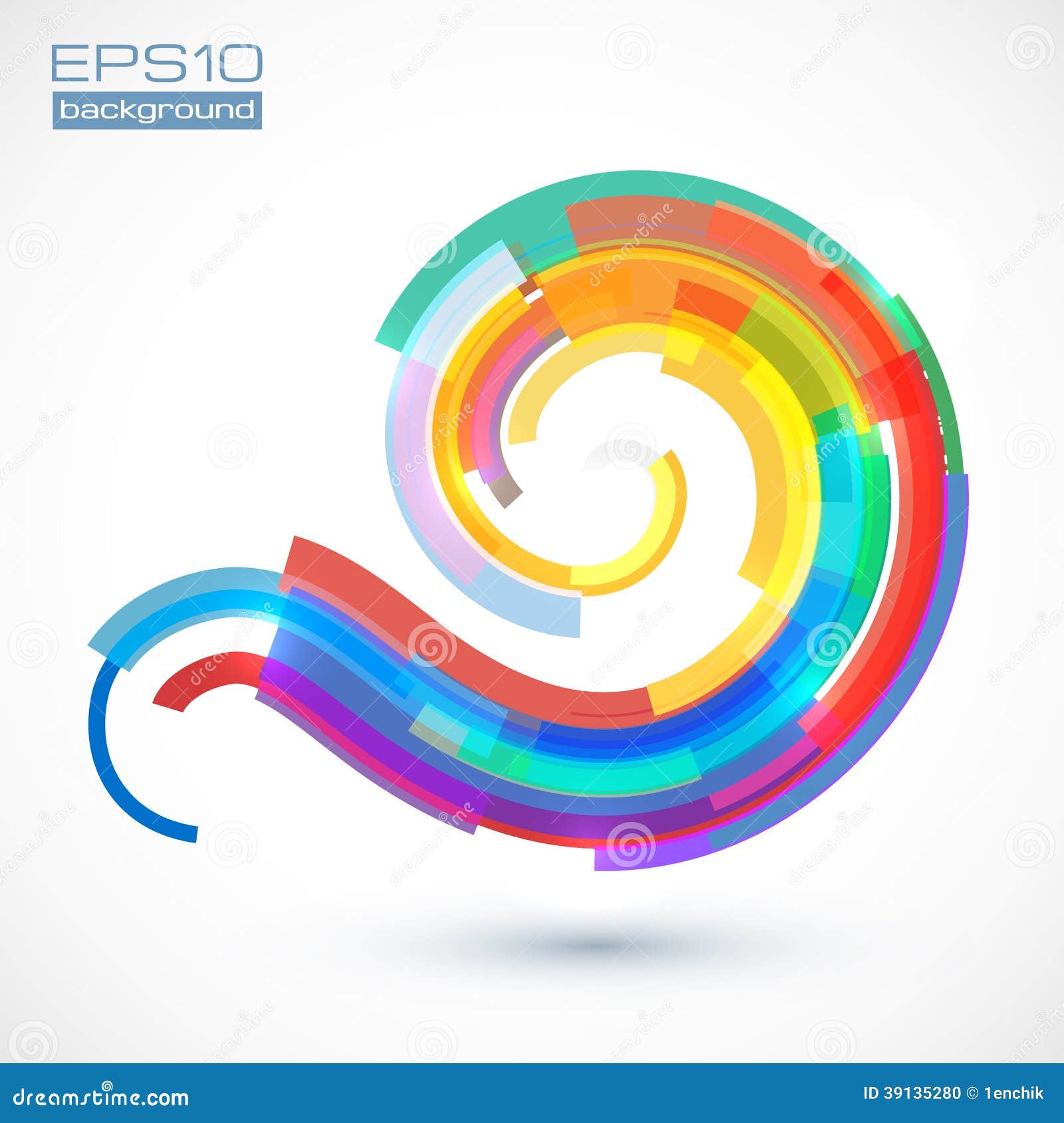 Abstract Colorful Vector Curve Stock Vector - Illustration of line ...