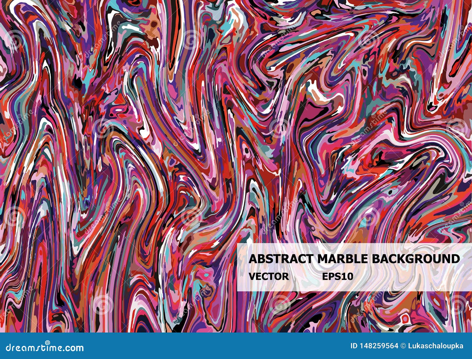 Abstract Colorful Marble Texture Background Stock Illustration ...