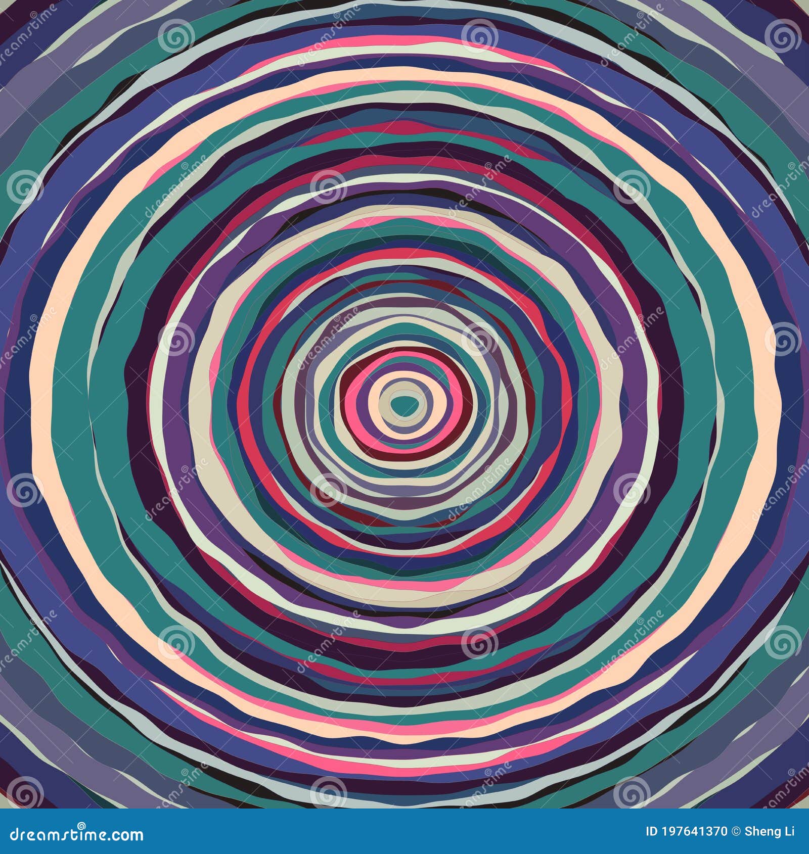 The Abstract Colorful Vortex Pattern Stock Vector - Illustration of ...
