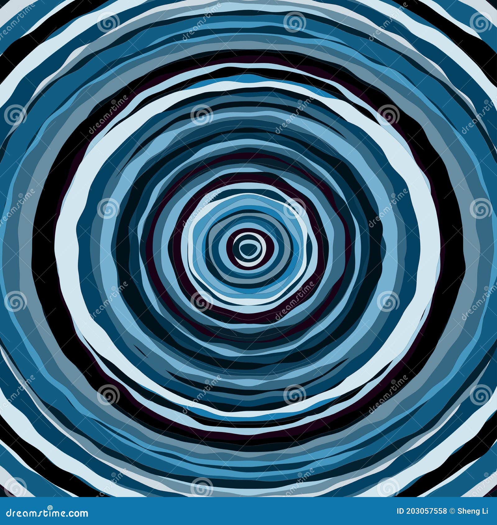 The Abstract Colorful Vortex Pattern Stock Vector - Illustration of ...