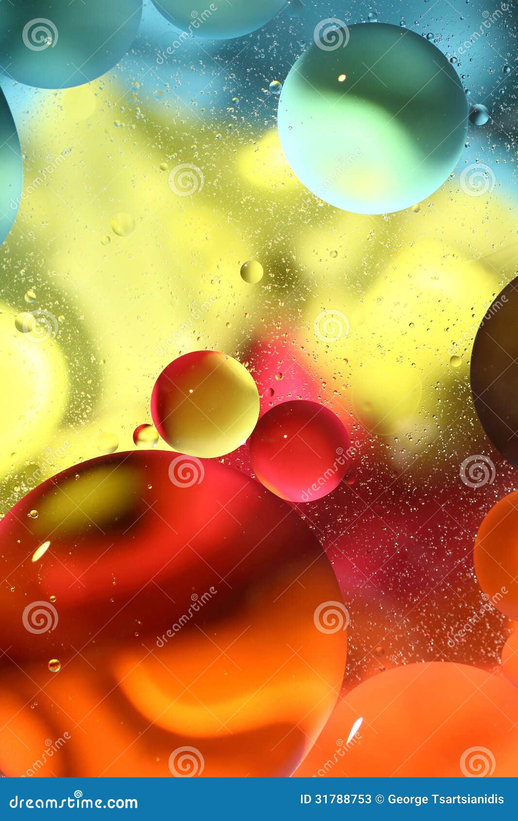 Abstract Colorful Water Background Stock Image - Image of abstract ...