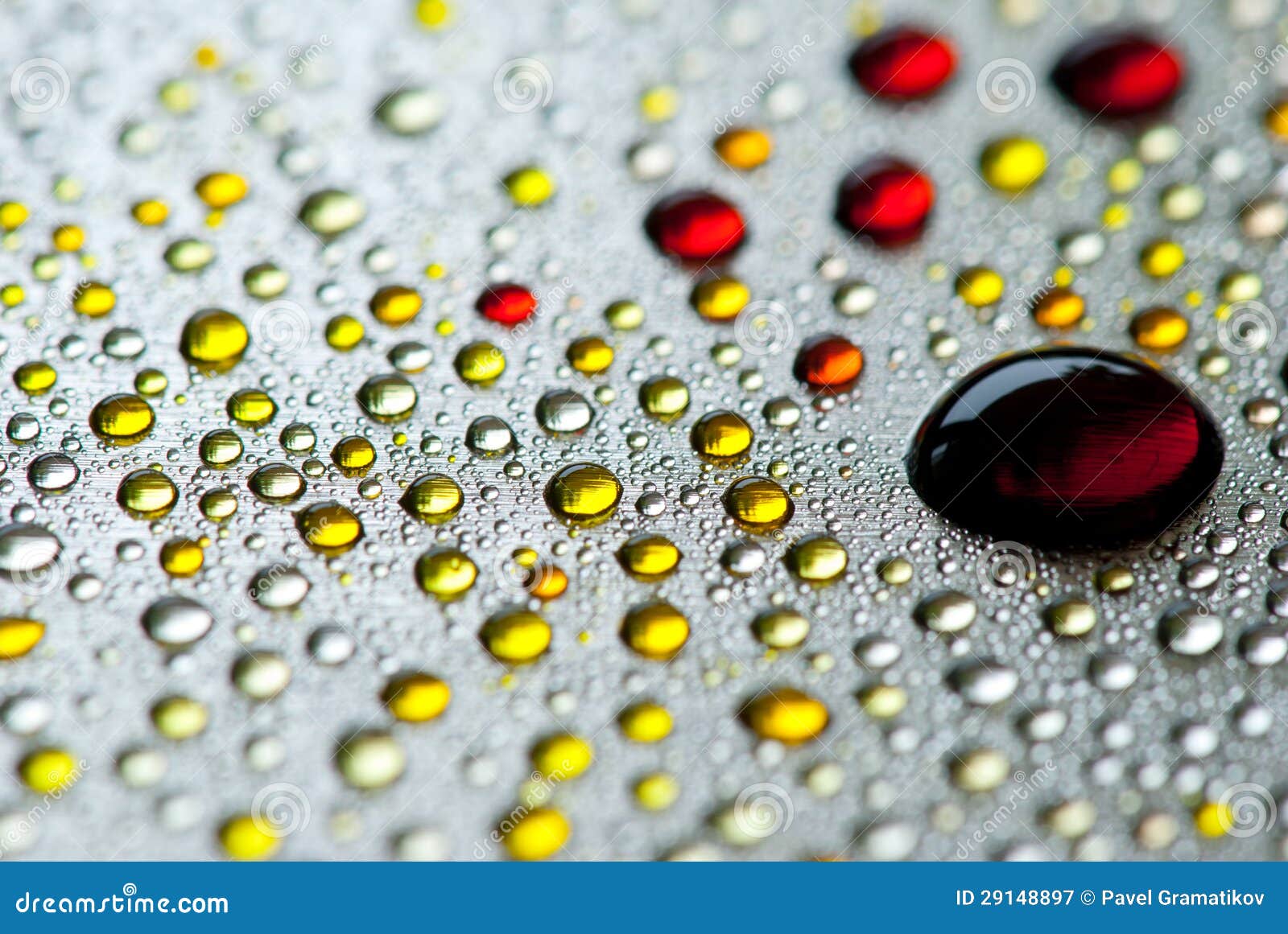 Abstract Colorful Water Drops Stock Image - Image of pattern, moisture ...