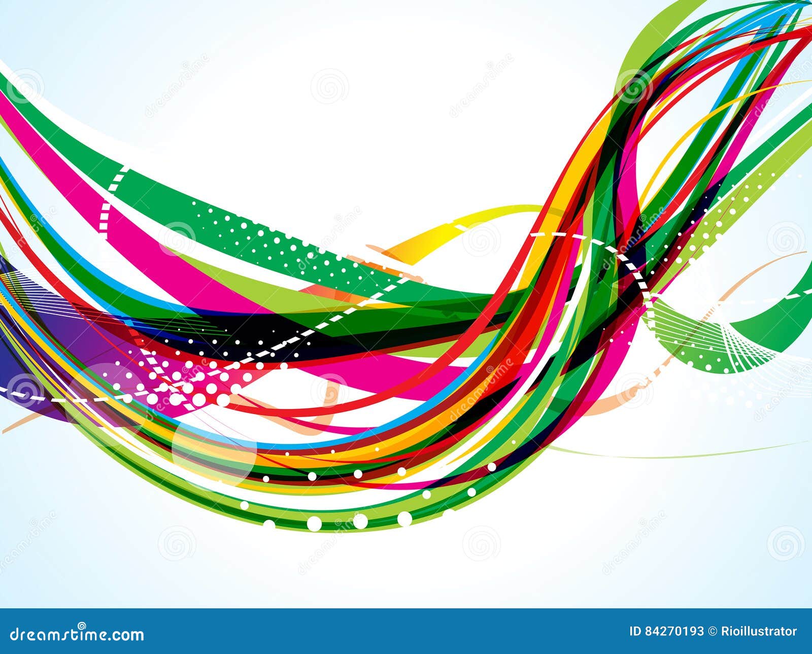 Abstract Colorful Wave Background Design Stock Vector - Illustration of ...