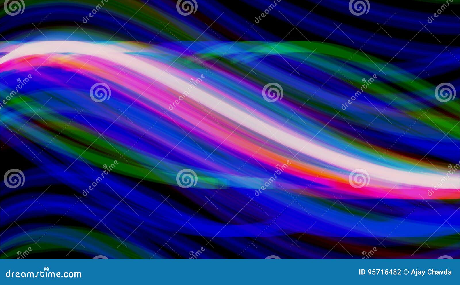 Abstract Colorful Wave Background - Light Wave Stock Illustration ...