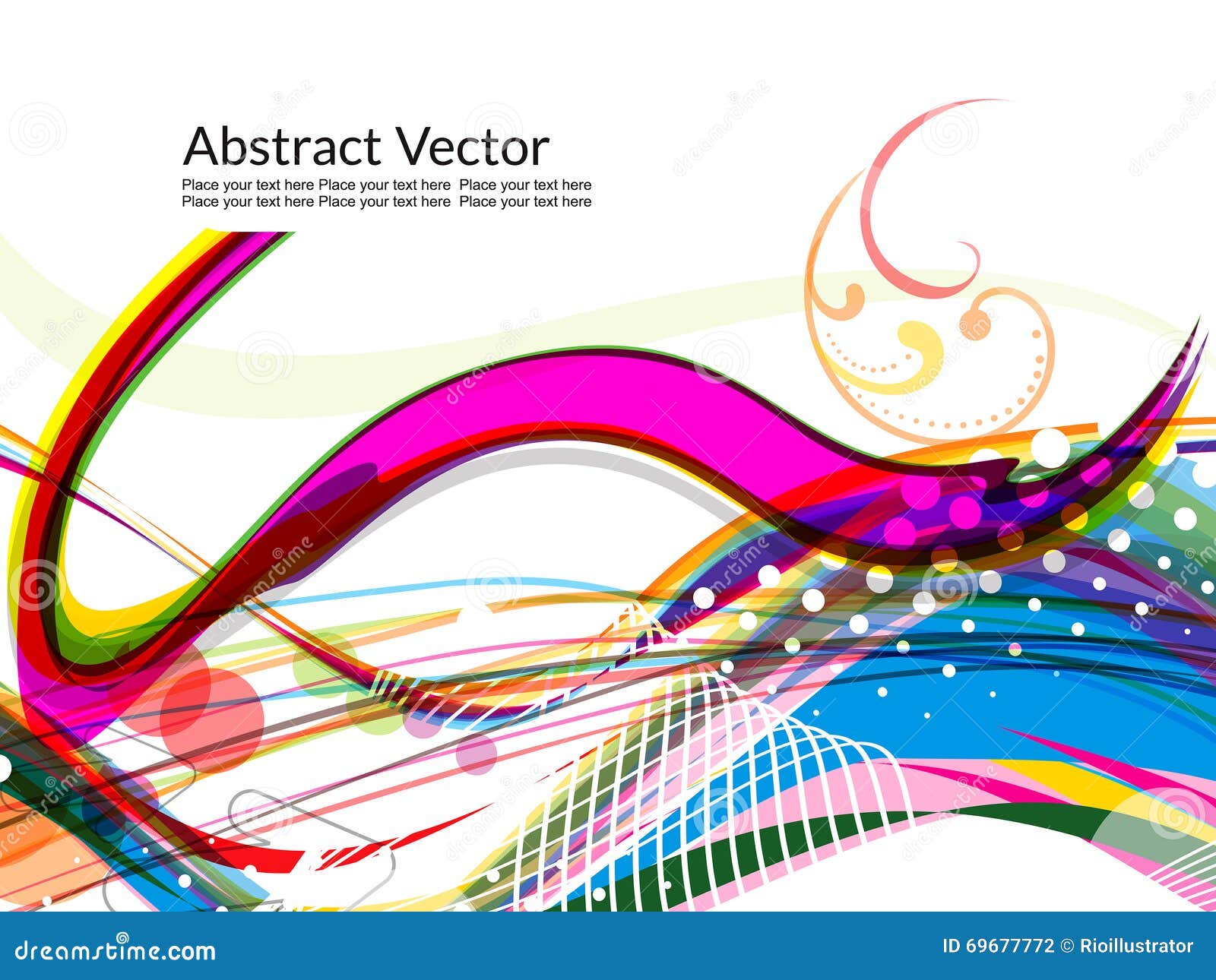 Abstract Colorful Wave Background Stock Vector - Illustration of liquid ... Abstract Colorful Wave Background Stock Vector - Illustration of liquid ...