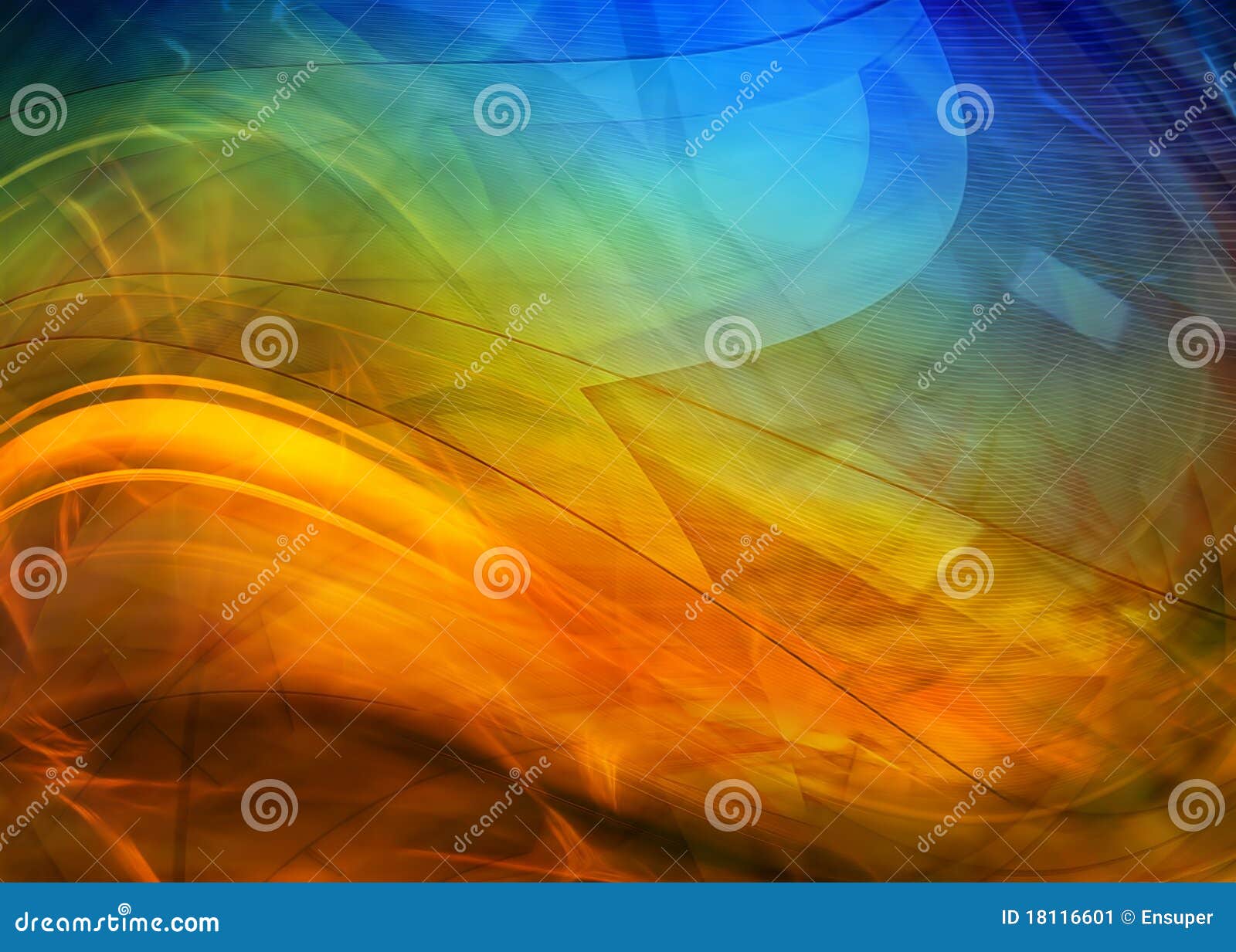 Abstract colorful waves stock illustration. Illustration of creative ...
