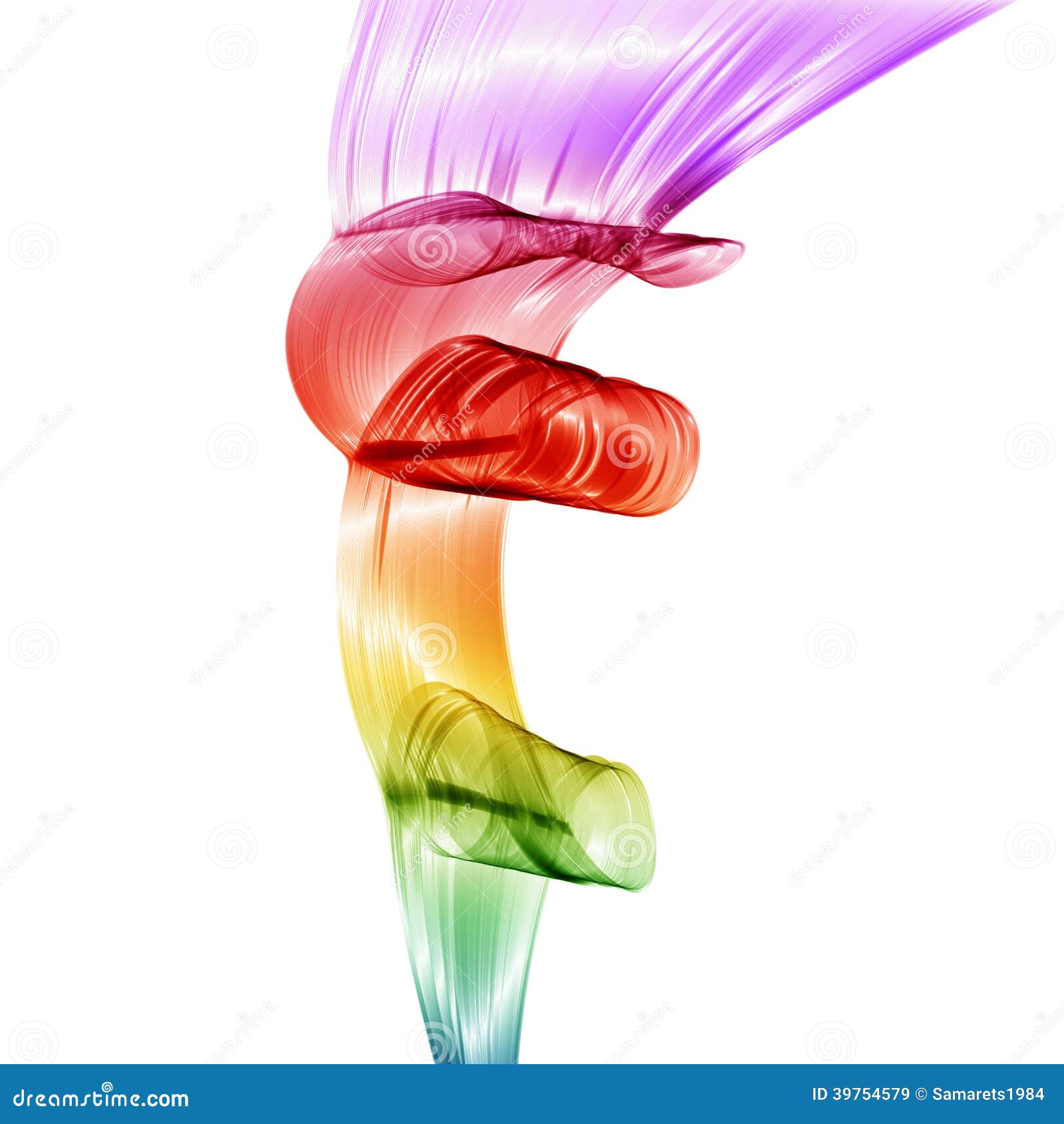 Abstract Colorful Waves Background Vector Illustration Stock Vector
