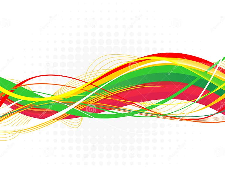 Abstract Colorful Waves-Vector Illustration Stock Vector - Illustration ...
