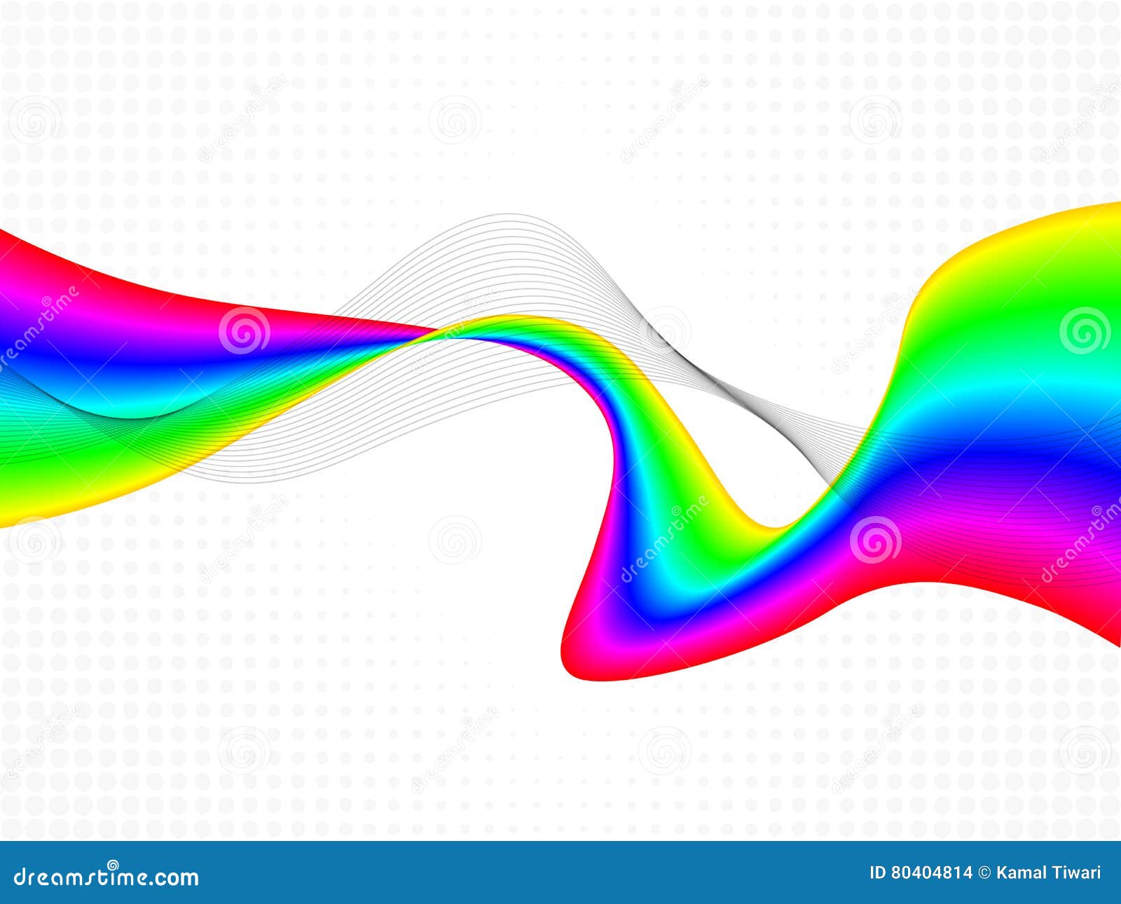 Abstract Colorful Waves Vector Illustration Stock Vector Illustration