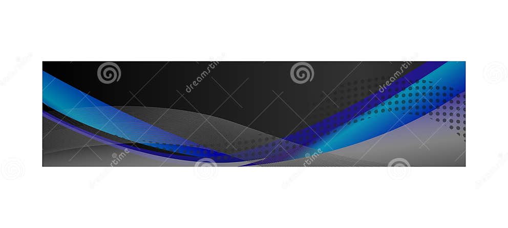Abstract Colorful Wavy Header Design Template Stock Vector ...