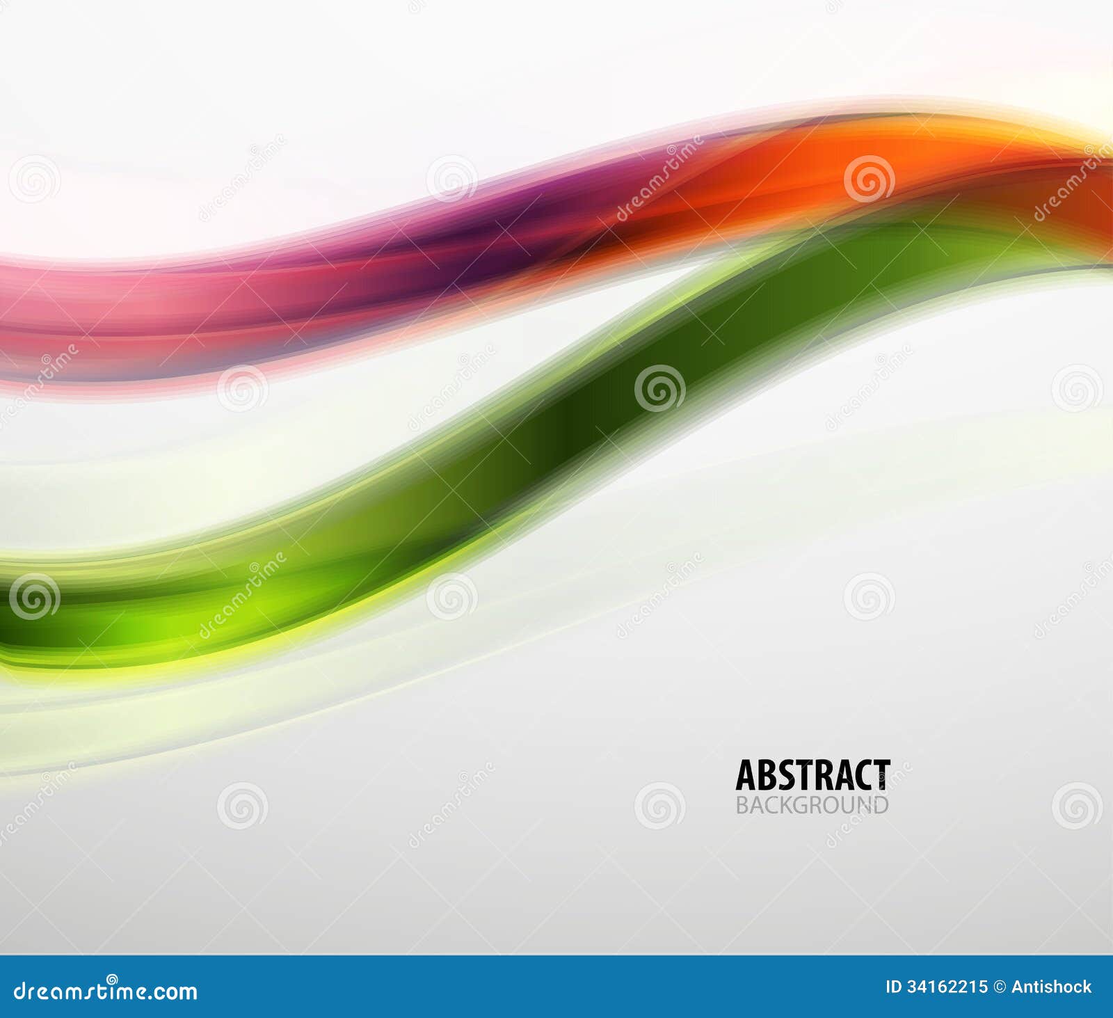 Abstract Colorful Wavy Lines Modern Pattern Stock Vector - Illustration ...
