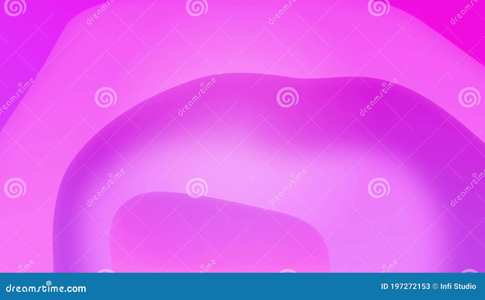 Abstract Colorful Wavy Loop Background in Bright Neon Blue and Violet ...