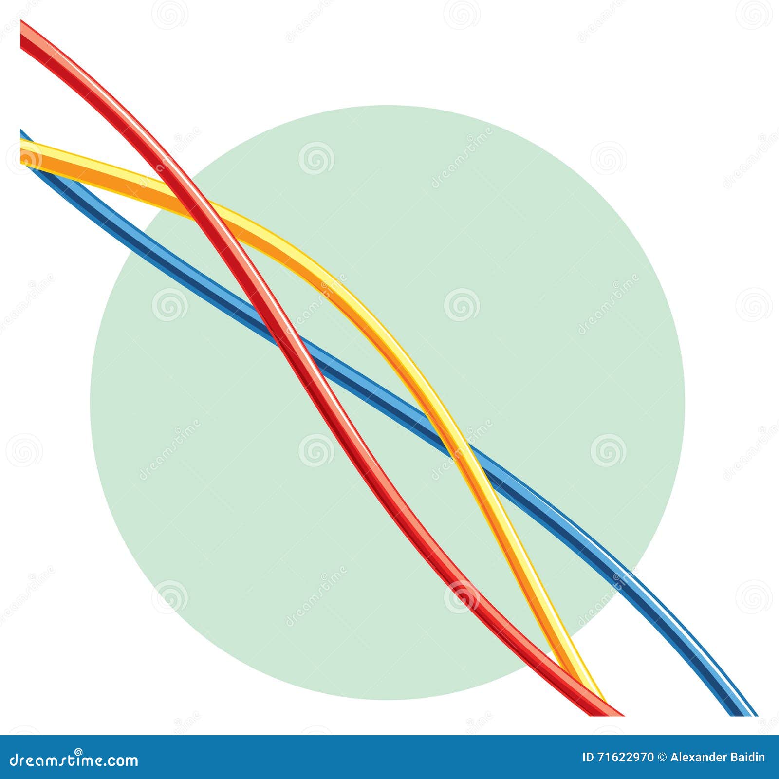 Abstract Colorful Wire Background. Stock Vector - Illustration of ...