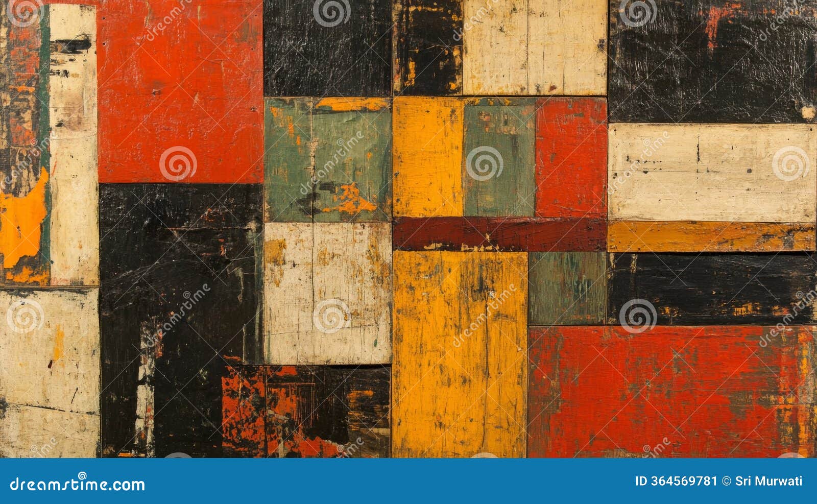 Panel Collage Featuring Vibrant Comic-style Illustrations Of Sunbursts ...