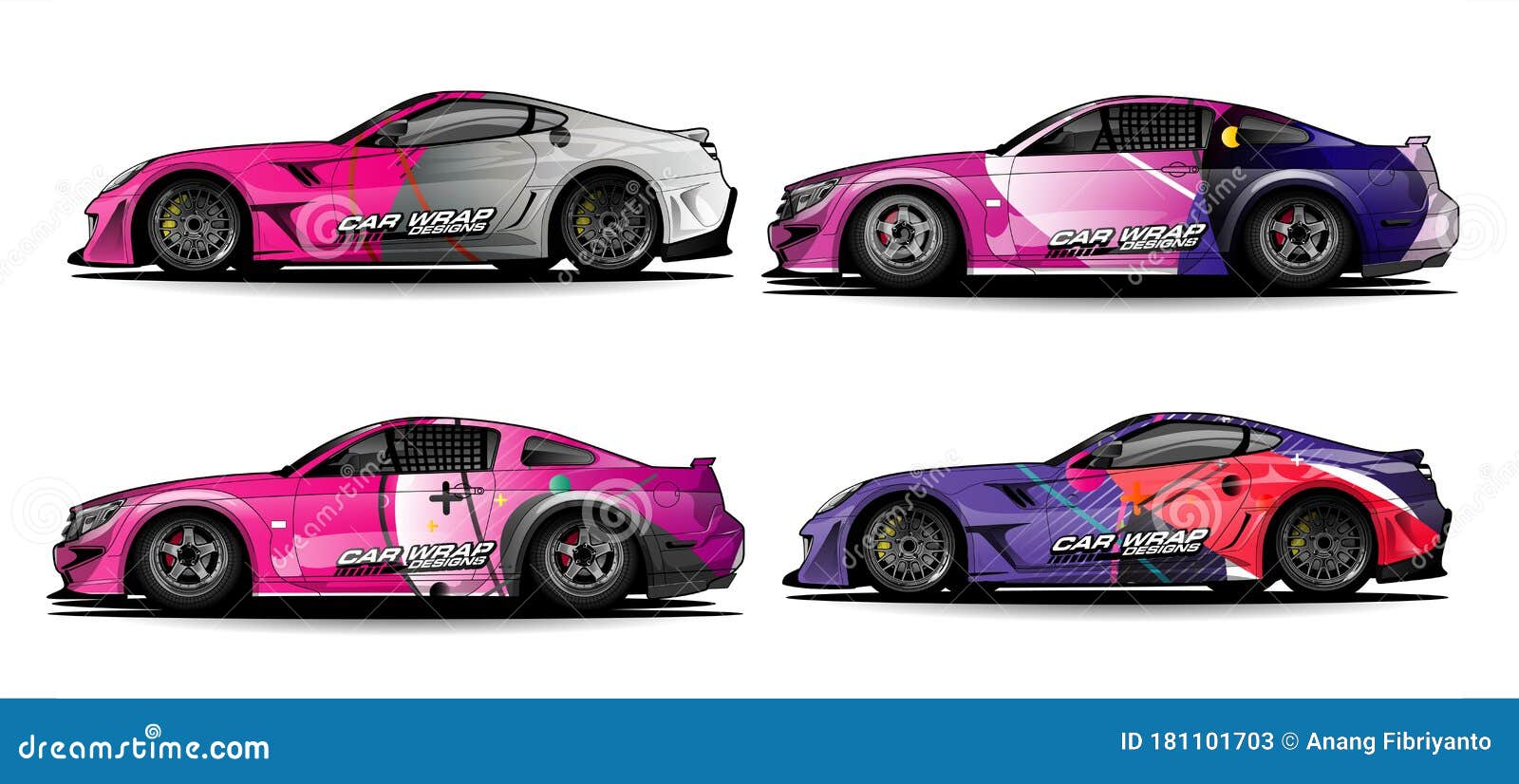 Abstract Colorfull Background for Vehicle Vinyl Wrap Design Stock ...