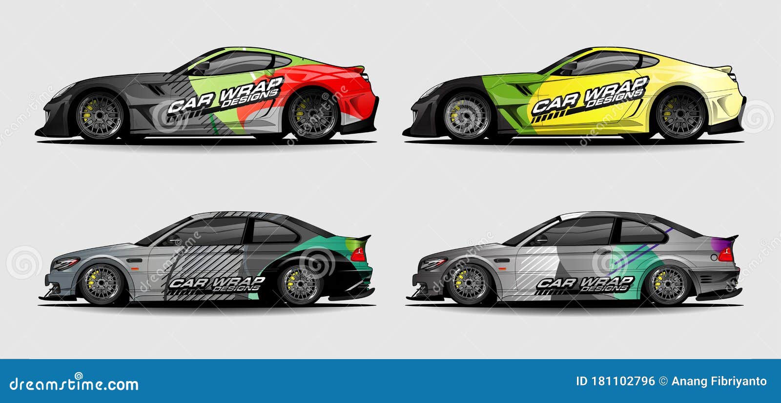 Abstract Colorfull Background for Vehicle Vinyl Wrap Design Stock ...