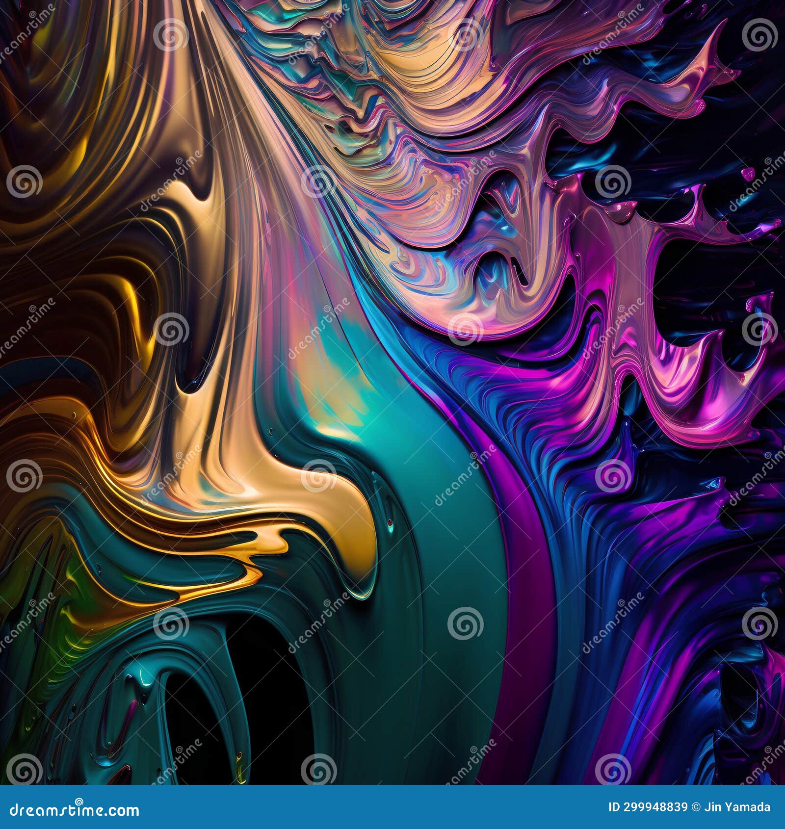 Abstract Coloring Background of the Gradient with Visual Wave,pinch and ...