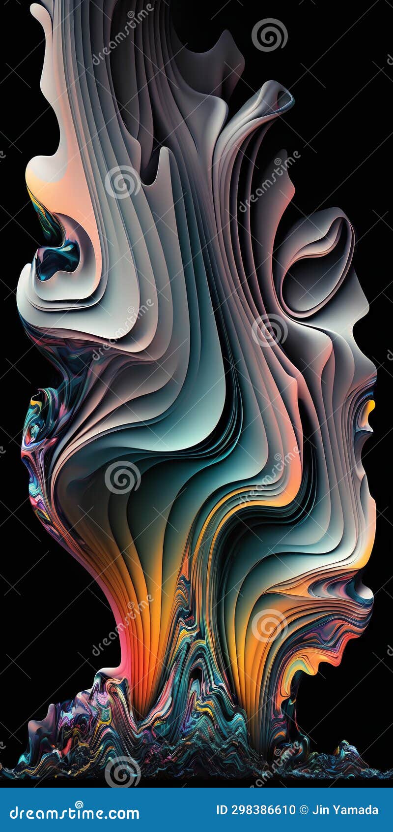 Abstract Coloring Background of the Gradient with Visual Wave,twirl and ...