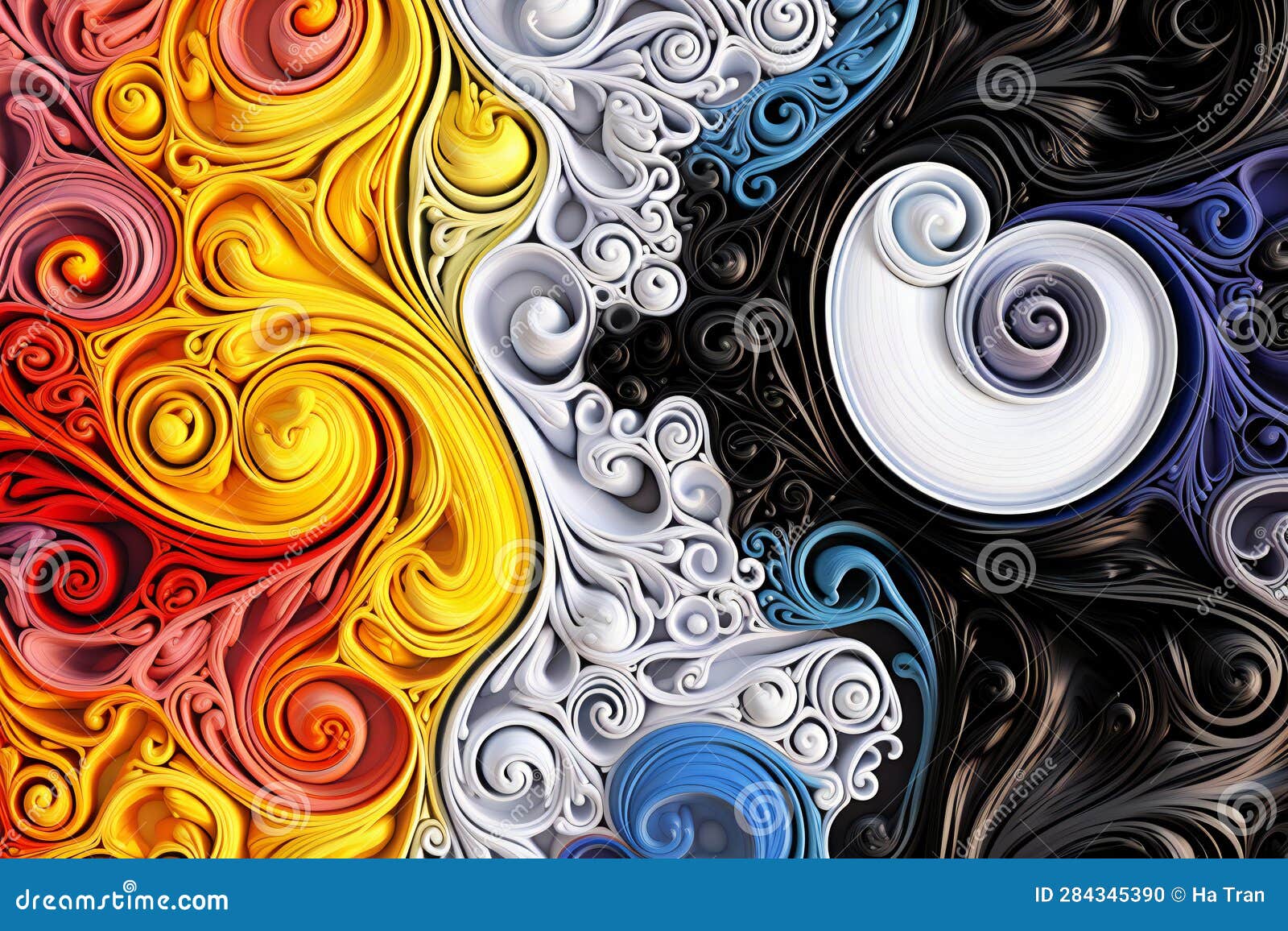 Abstract Coloring Background of the Gradient with Visual Wave,twirl and ...