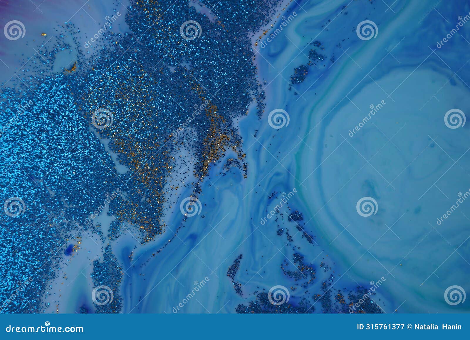 Abstract Colors, Backgrounds and Textures. Colorful Chemical Experiment ...