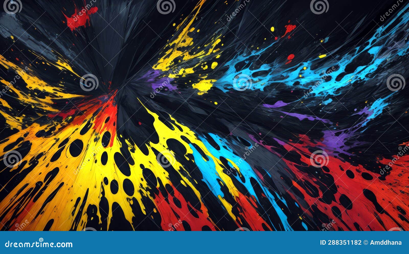 Abstract Colors Burst Could Refer To a Concept Around the Colors Stock ...