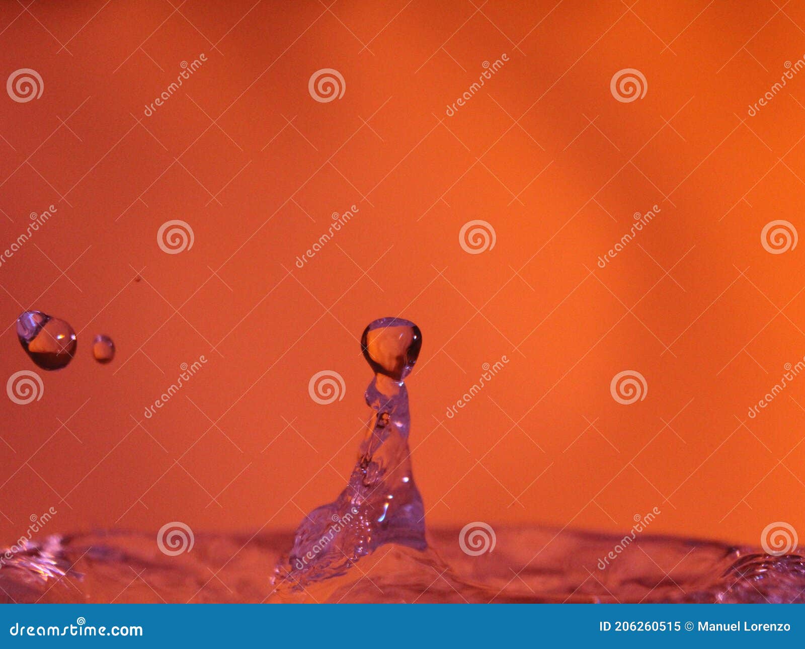 Abstract Colors Colliding Drops Different Fluids Funds Forms Stock ...