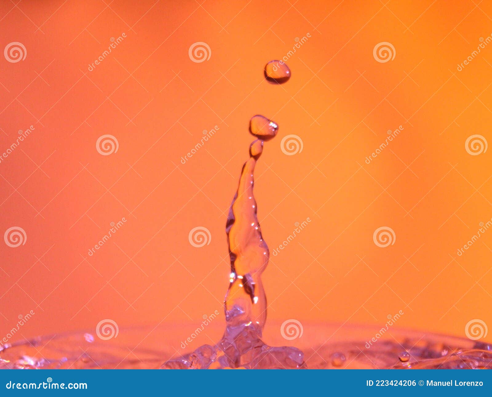 Abstract Colors Colliding Drops Different Fluids Funds Forms Stock ...