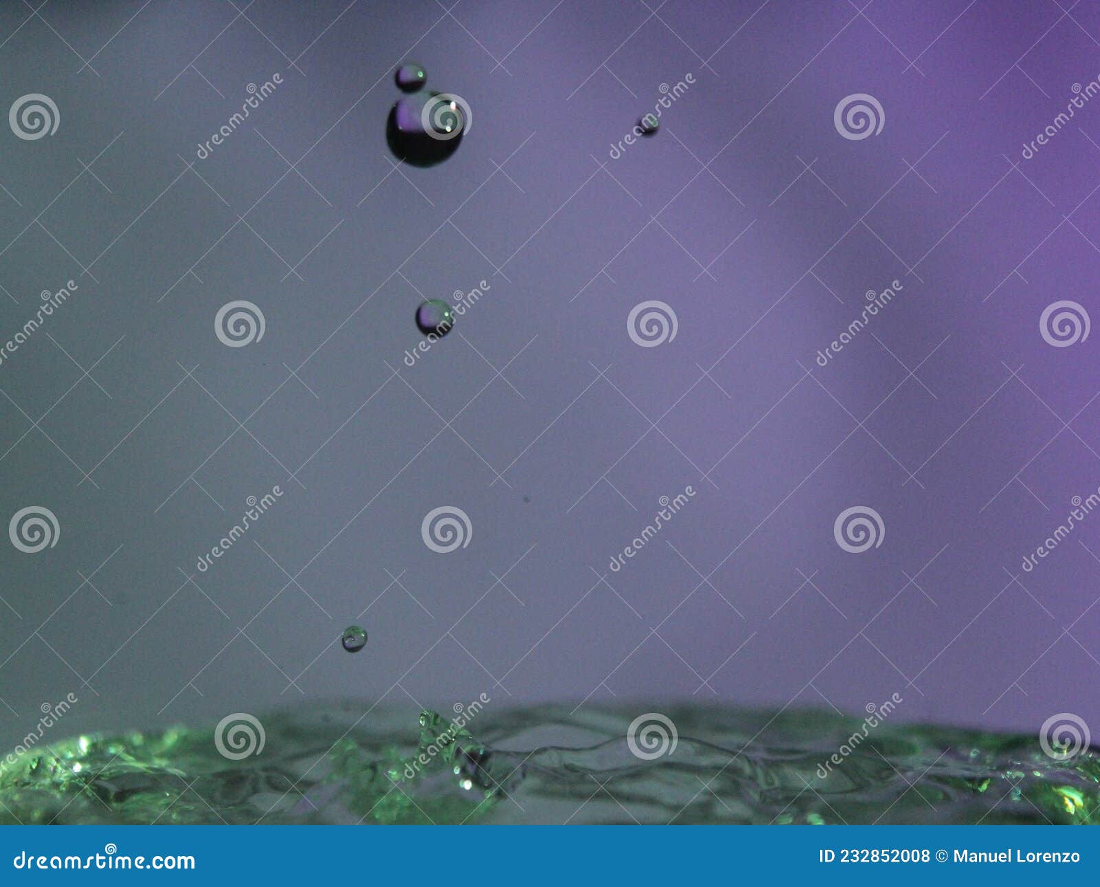 Abstract Colors Colliding Drops Different Fluids Funds Forms Stock ...